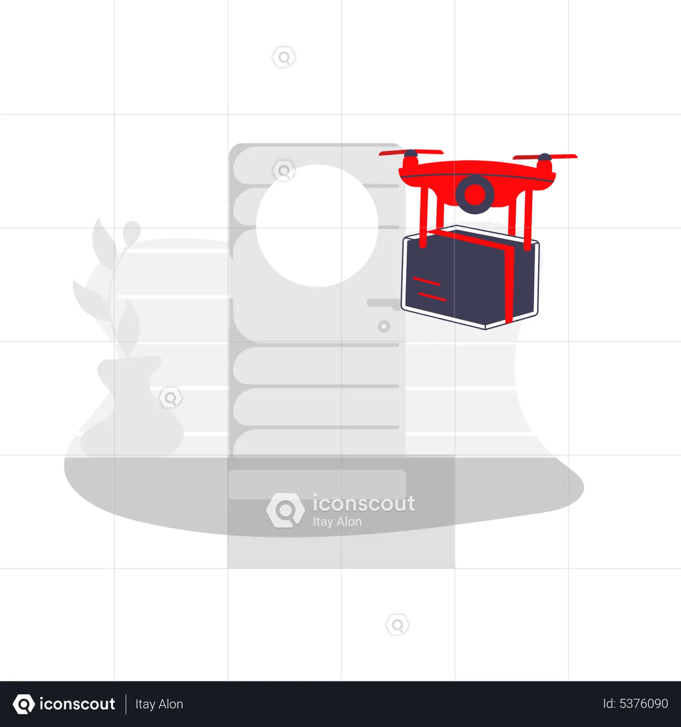 Drone Delivery Animation - Free Download Science & Technology Animations | IconScout