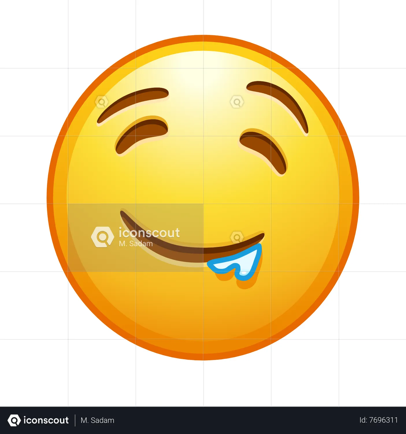 Drooling Face Emoji Emoji Animated Icon Download In Json Lottie Or Mp4 Format