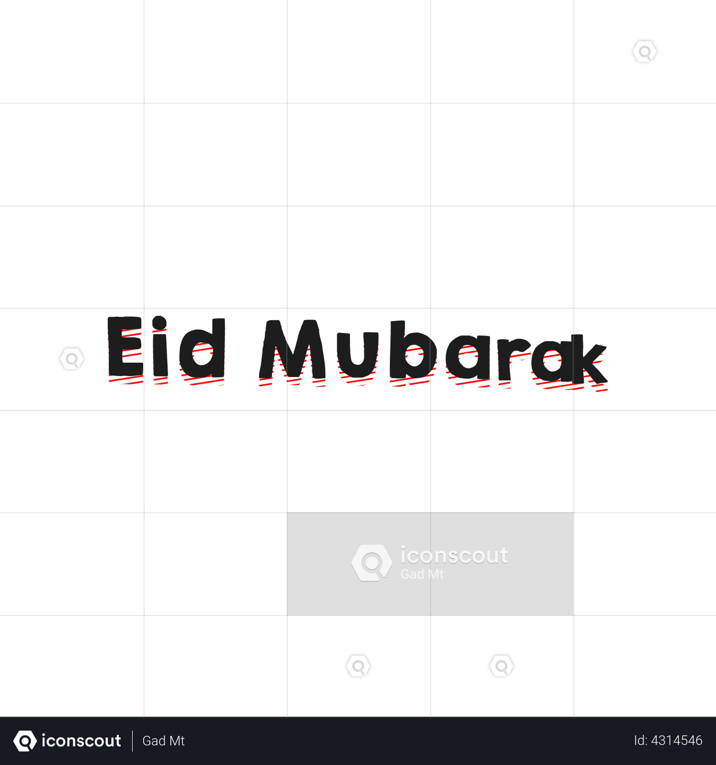 Eid Mubarak looping Animation by Gad Mt | LottieFiles