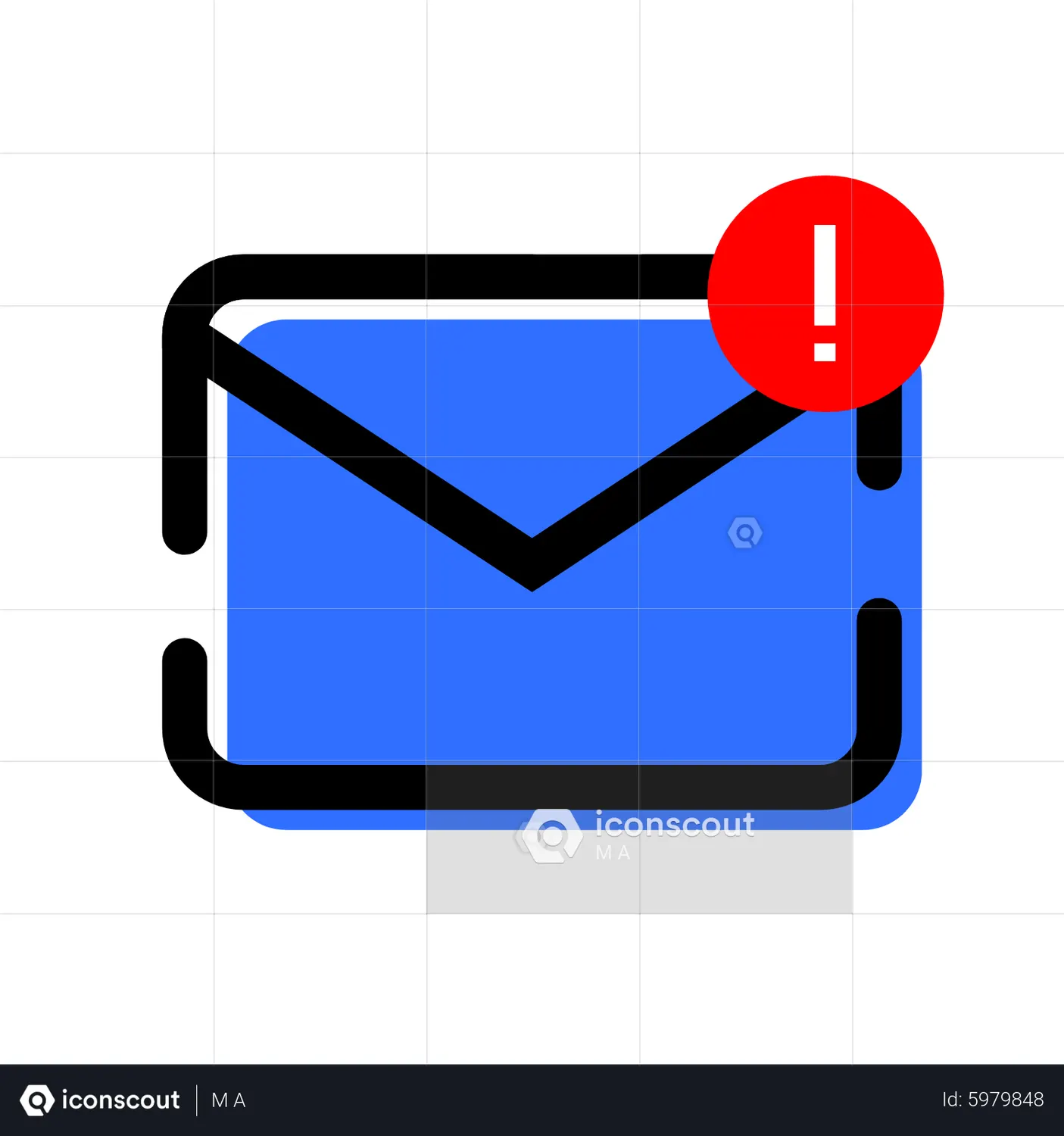 Email Error Notification Animated Icon - Free Download Sign & Symbols ...