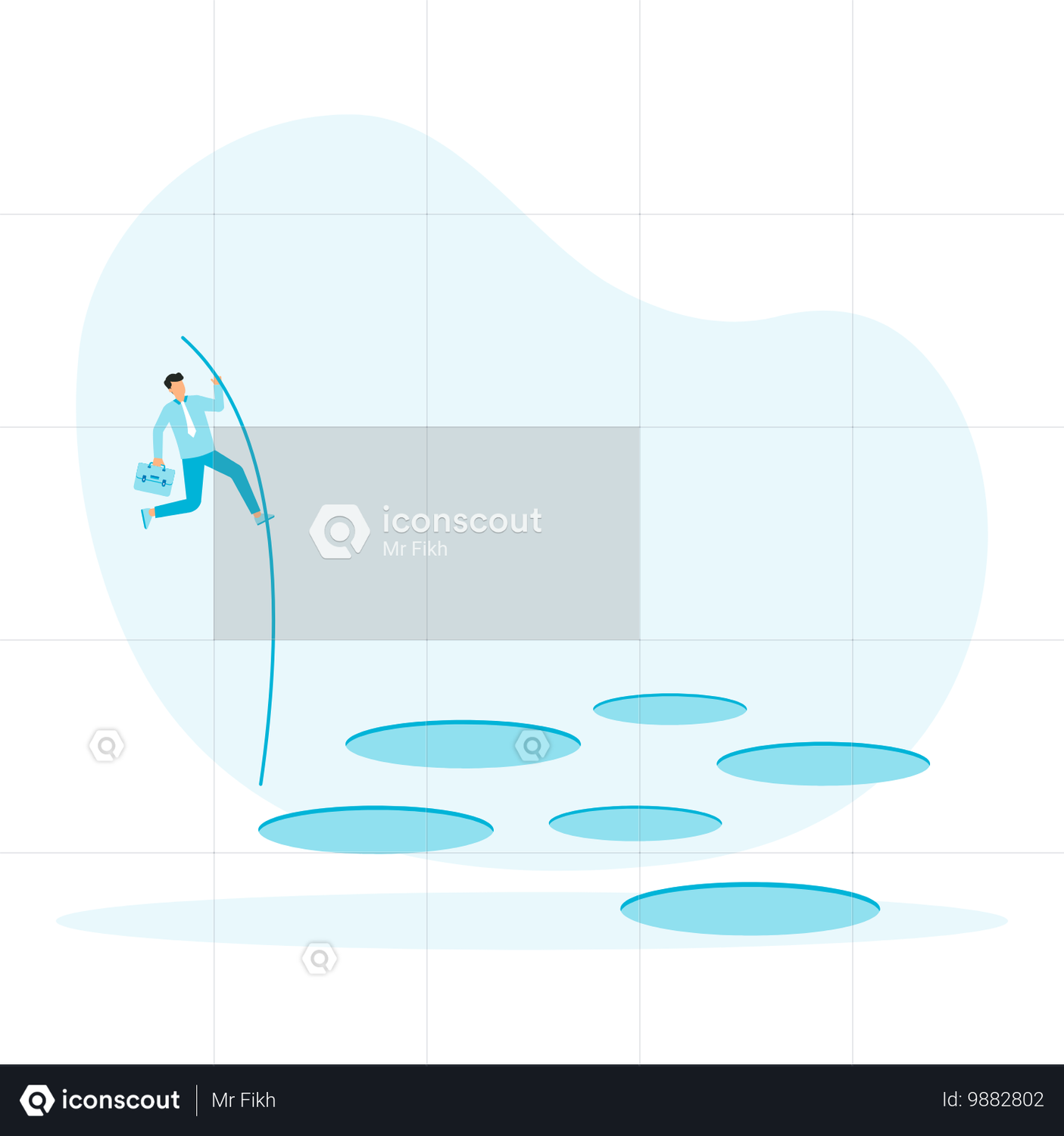 Employee jump pass mistake Animation by Mr Fikh | LottieFiles