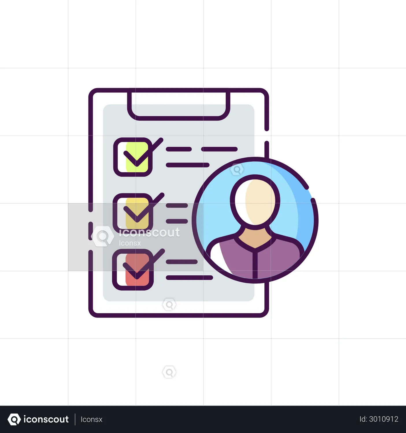 Employee Skill List Animated Icon Download In JSON LOTTIE Or MP4 Format employee-skill-list-animated-icon-download-in-json-lottie-or-mp4-format