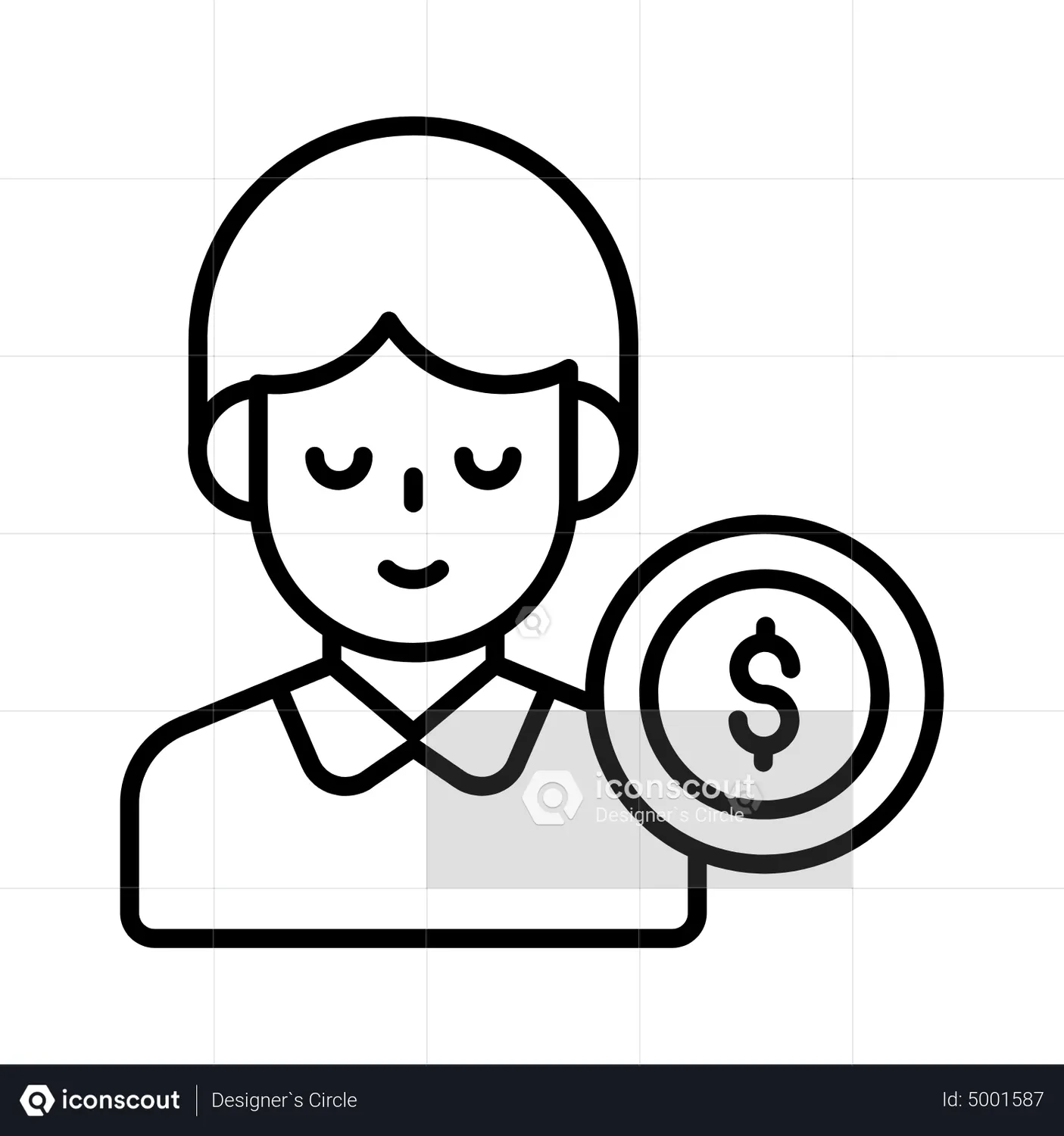 Employee Wages Animated Icon Download In JSON LOTTIE Or MP4 Format employee-wages-animated-icon-download-in-json-lottie-or-mp4-format