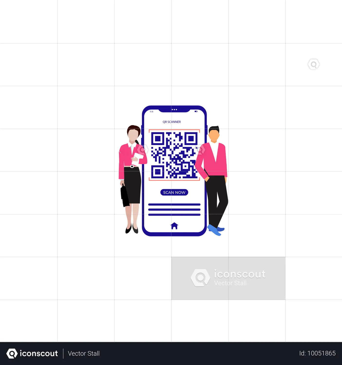 Employees Are Using Qr Code Scanner Animation - Free Download Business ... Employees Are Using Qr Code Scanner Animation - Free Download Business ...