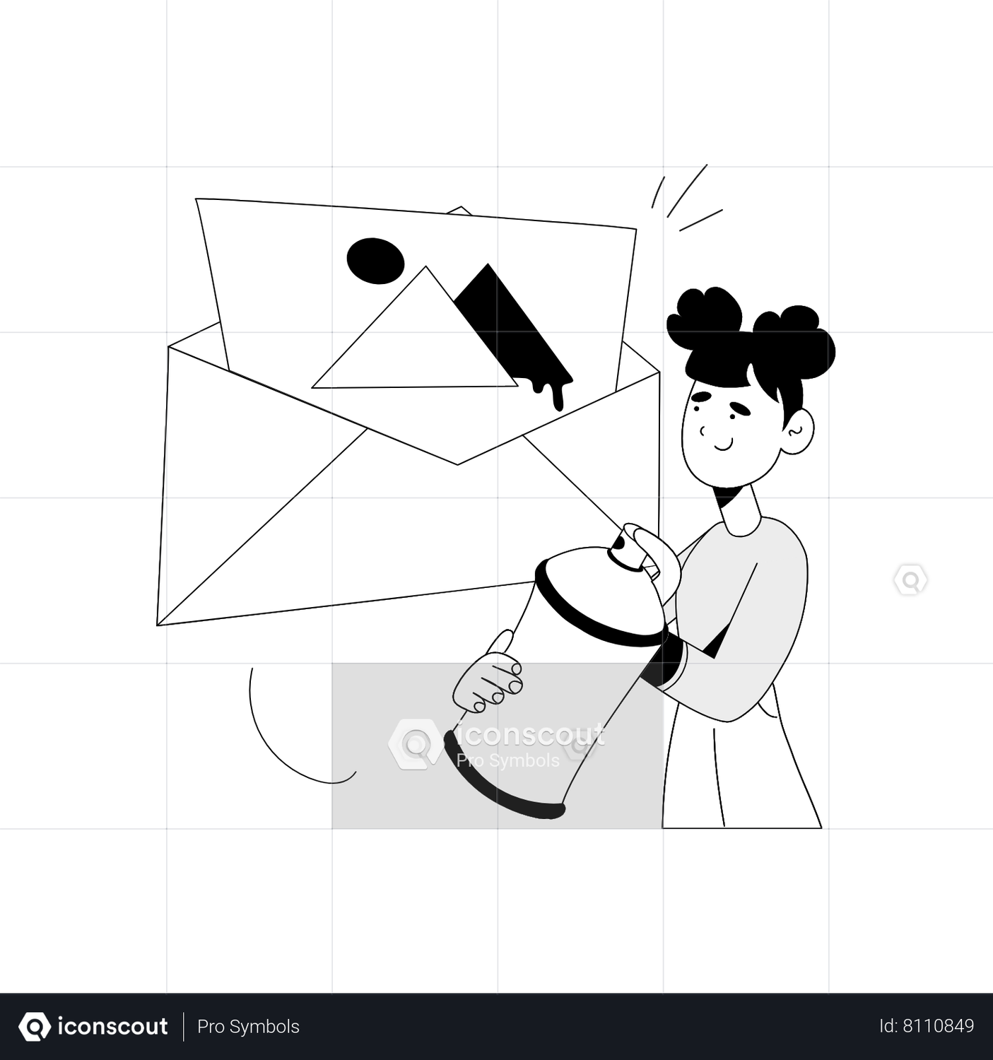 Animación correo electrónico de encuesta por Prosymbols | LottieFiles