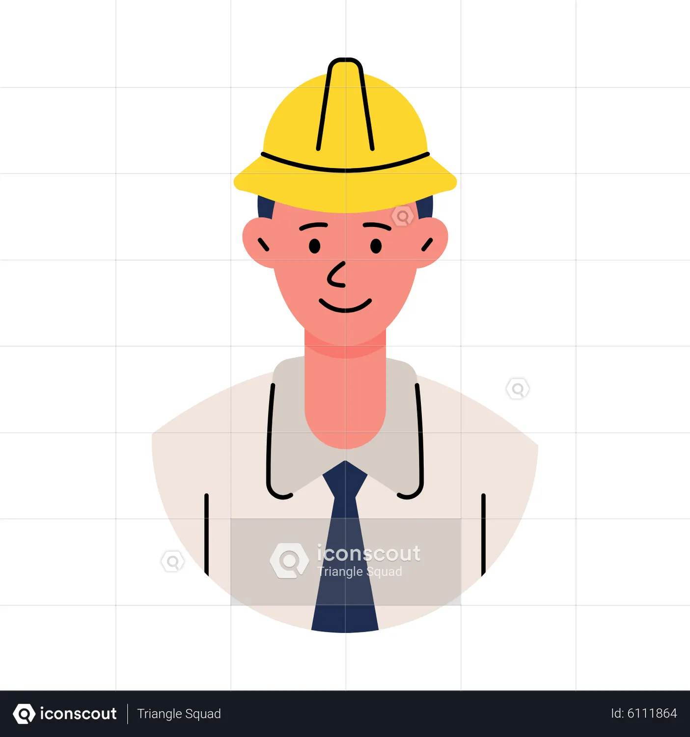 Engineer Animated Icon download in JSON, LOTTIE or MP4 format