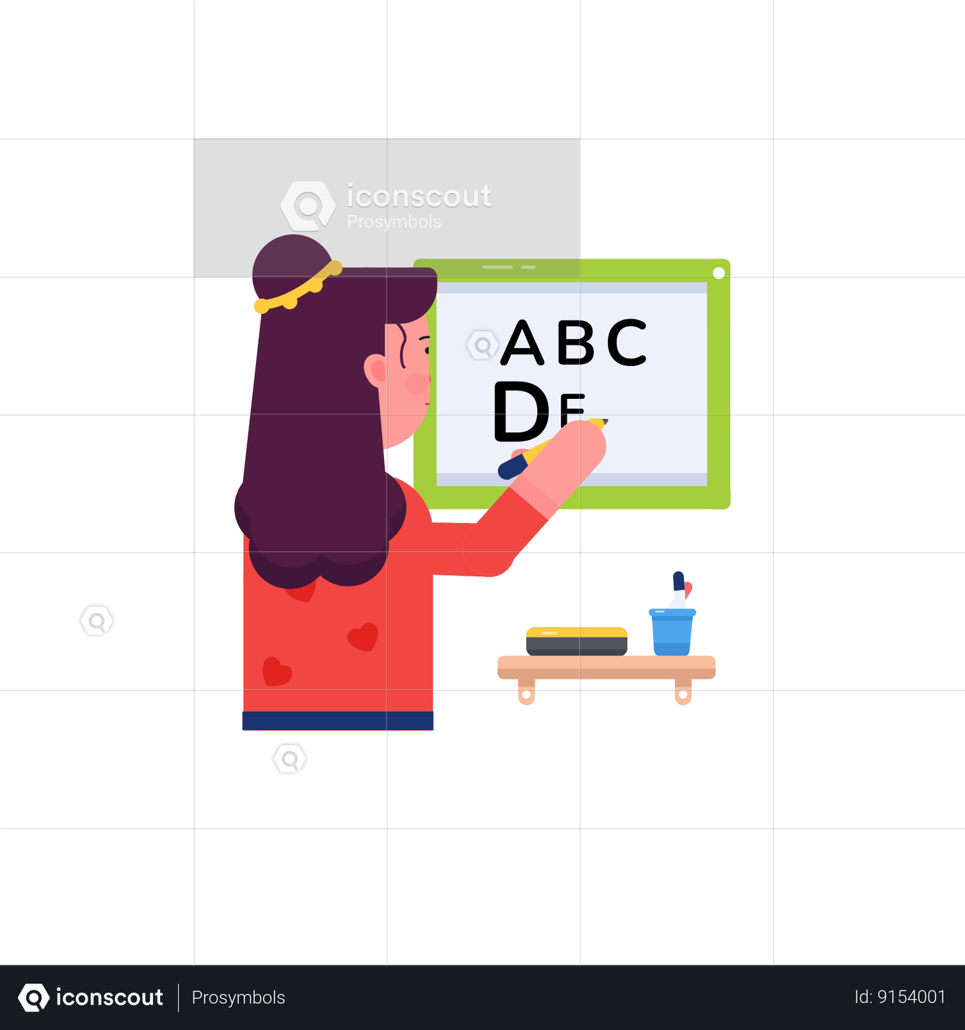 Animación English Teacher por Prosymbols | LottieFiles