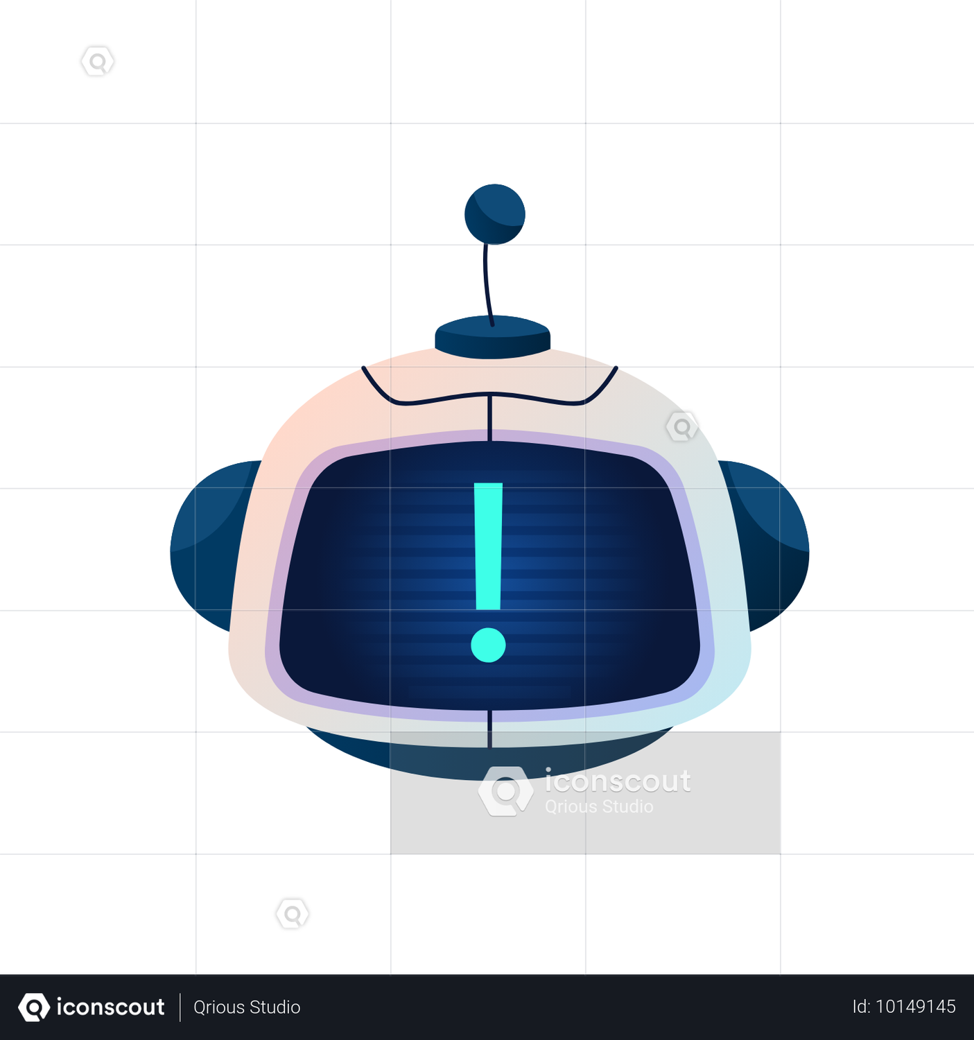 Error bot Animation by Qrious Studio | LottieFiles