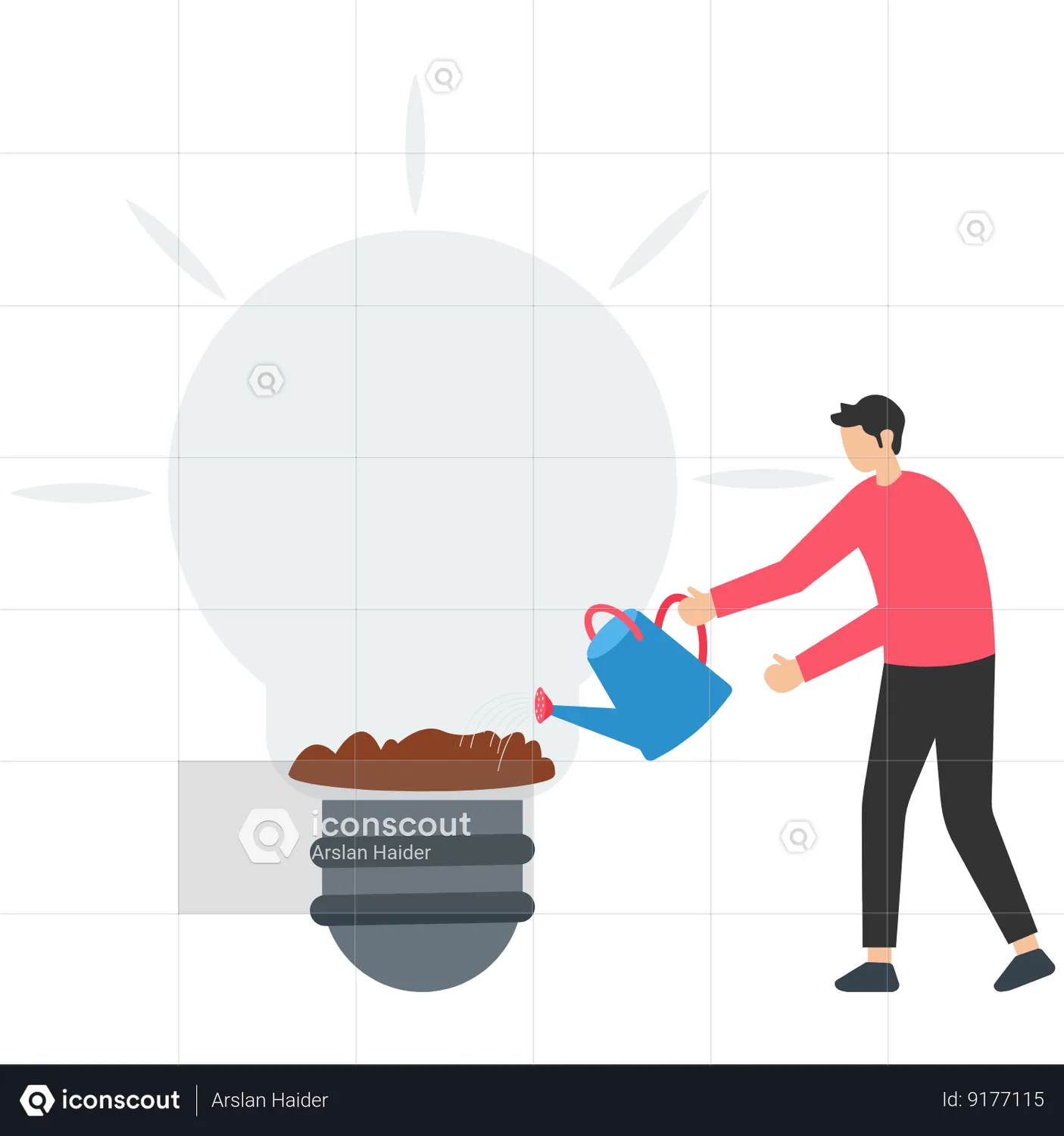 ESG Animated Illustration download in JSON, LOTTIE or MP4 format