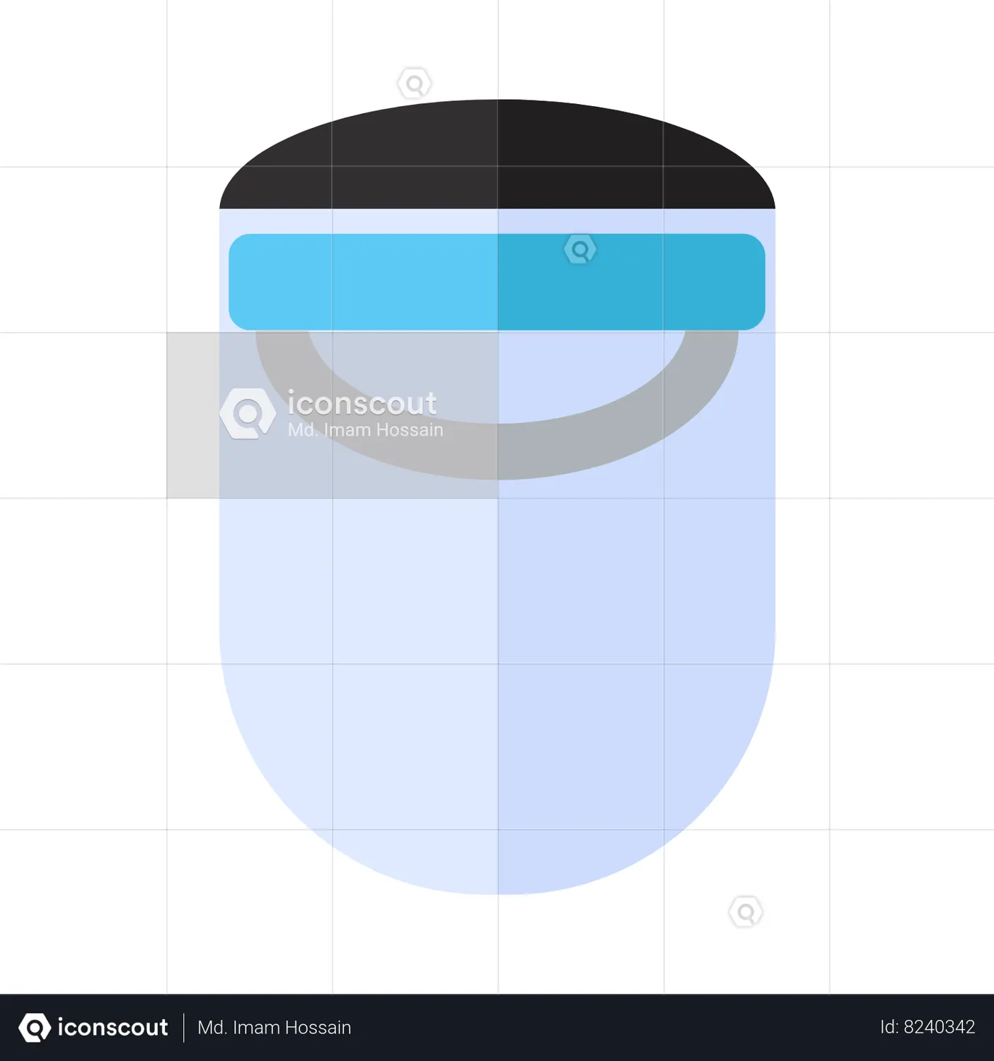 Face Shield Animated Icon download in JSON, LOTTIE or MP4 format