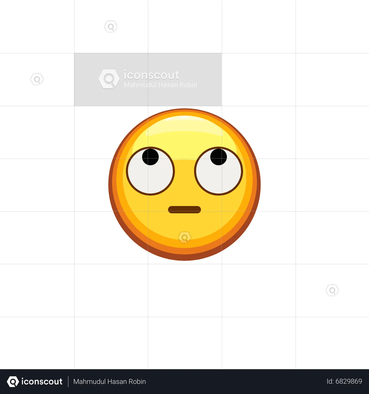 Face With Rolling Eyes Emoji Animated Icon Download In Json Lottie Or Mp4 Format
