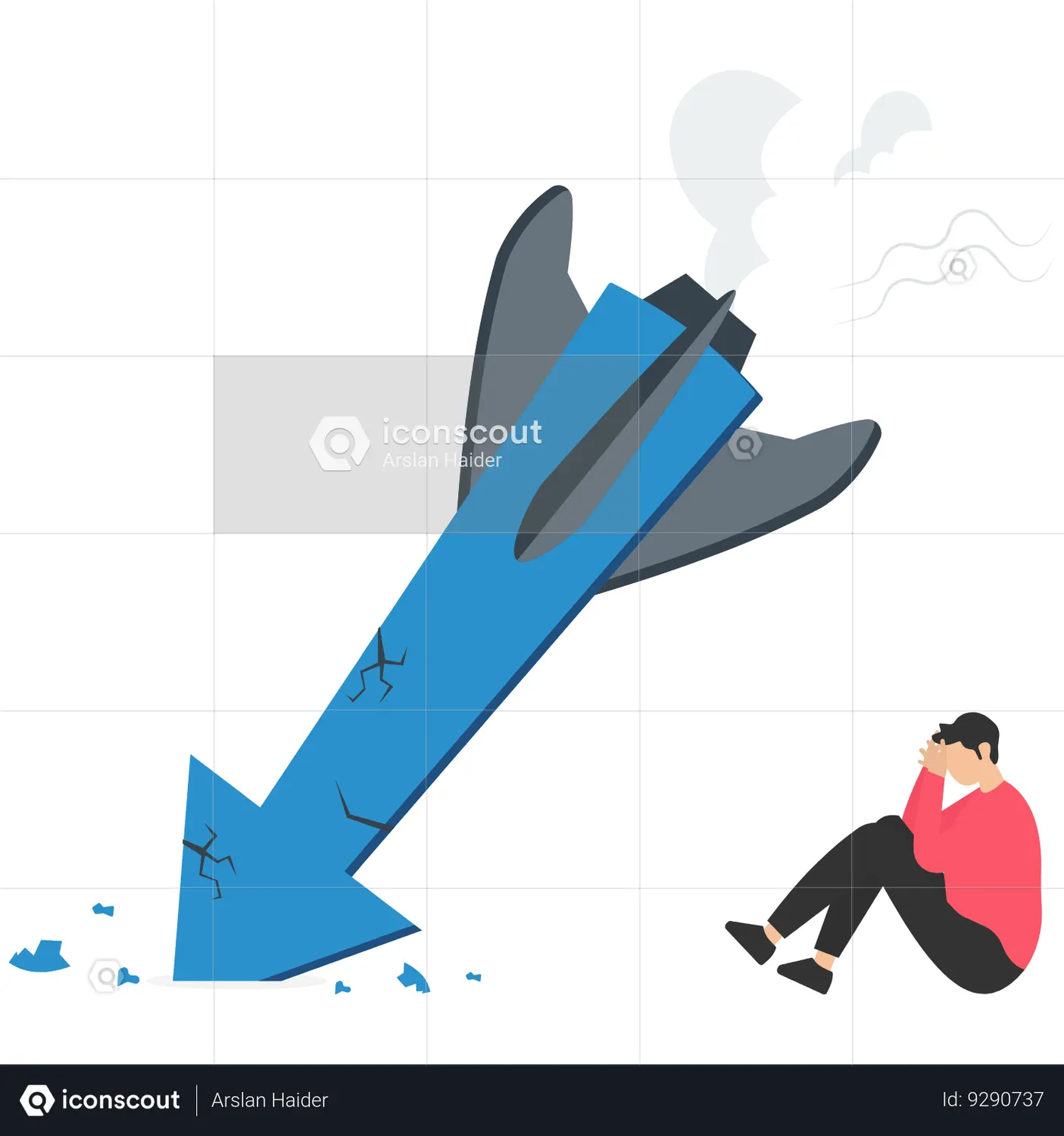 Fail Start Up Business Animation Free Download Business Animations Iconscout 
