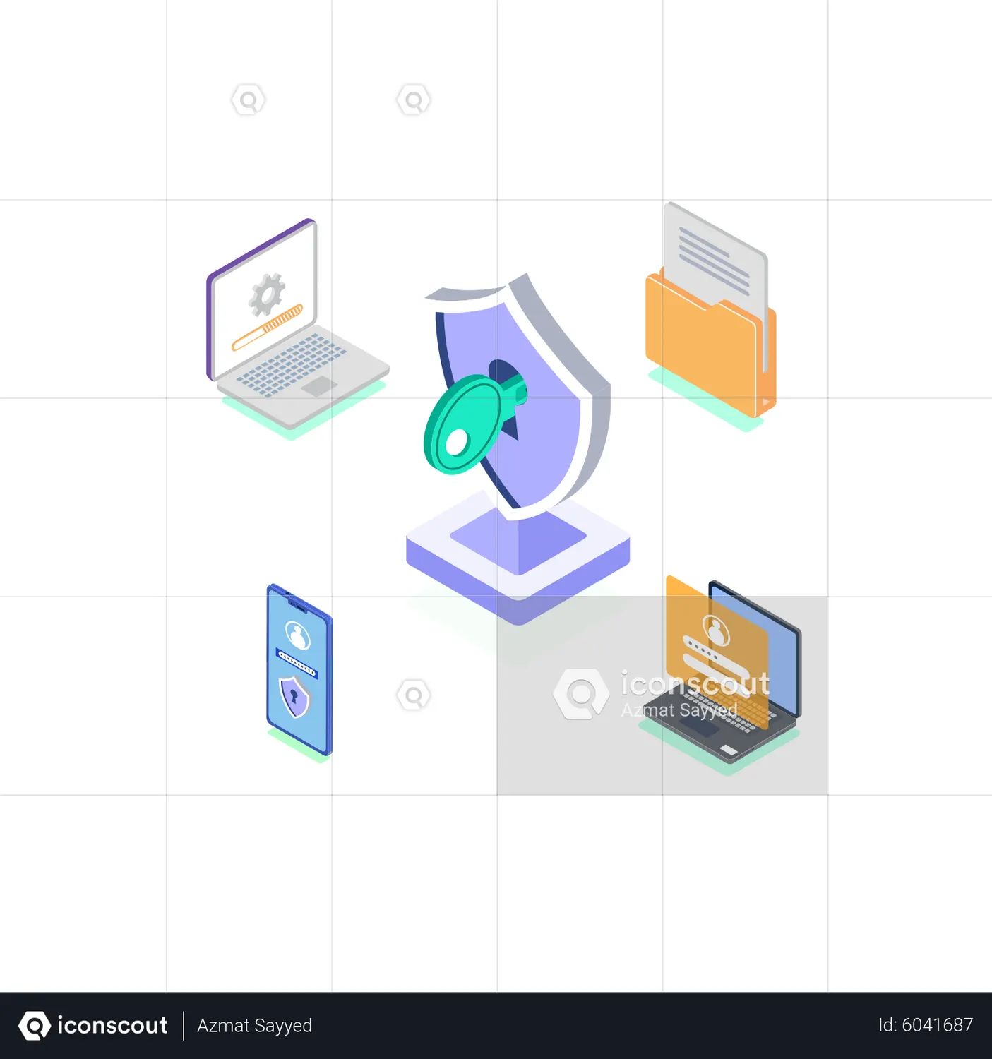 File Encryption Animation Free Download Crime And Security Animations Iconscout