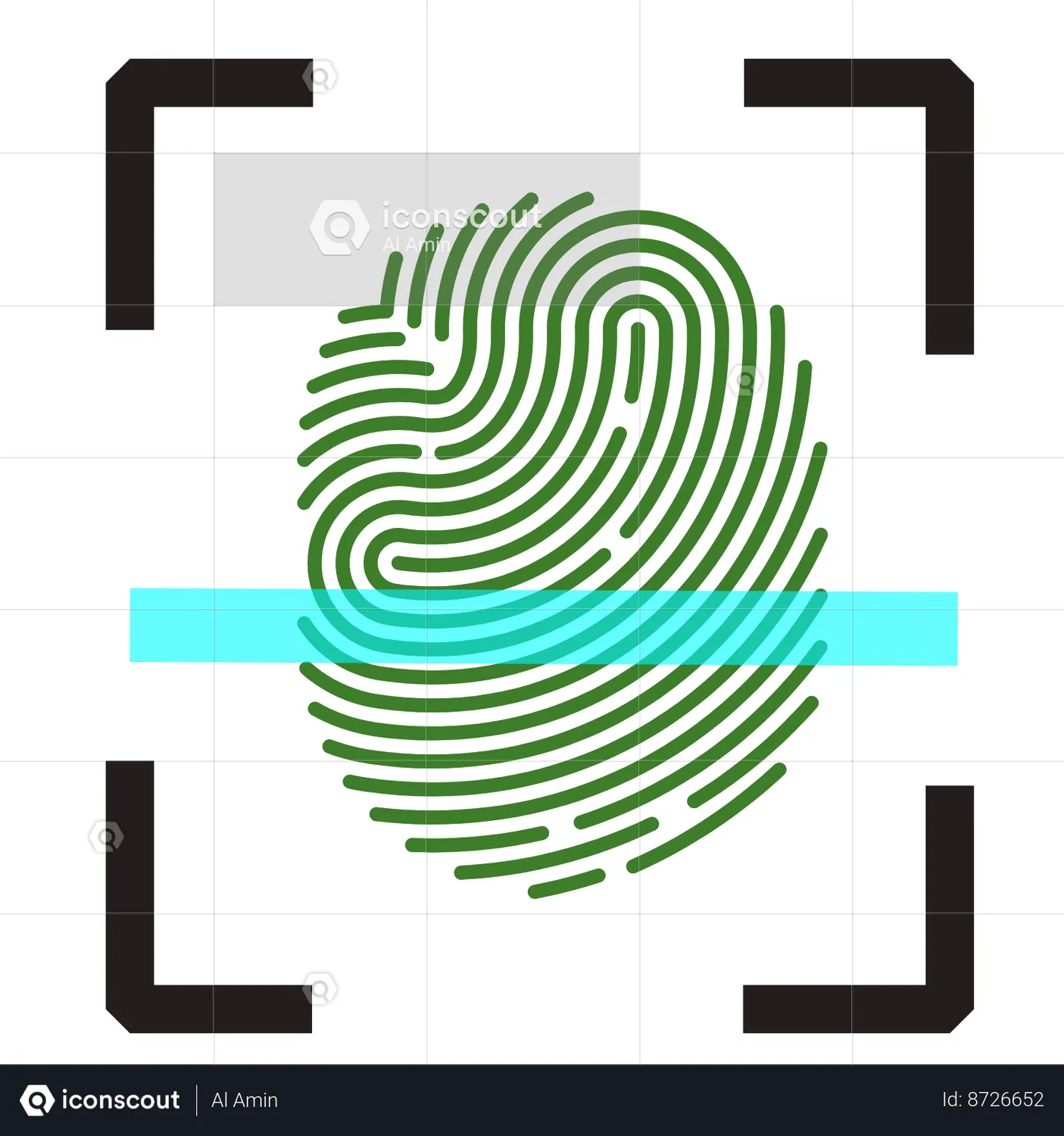 Fingerprint Scan Animated Icon - Free Download Science & Technology Animated Icons | IconScout