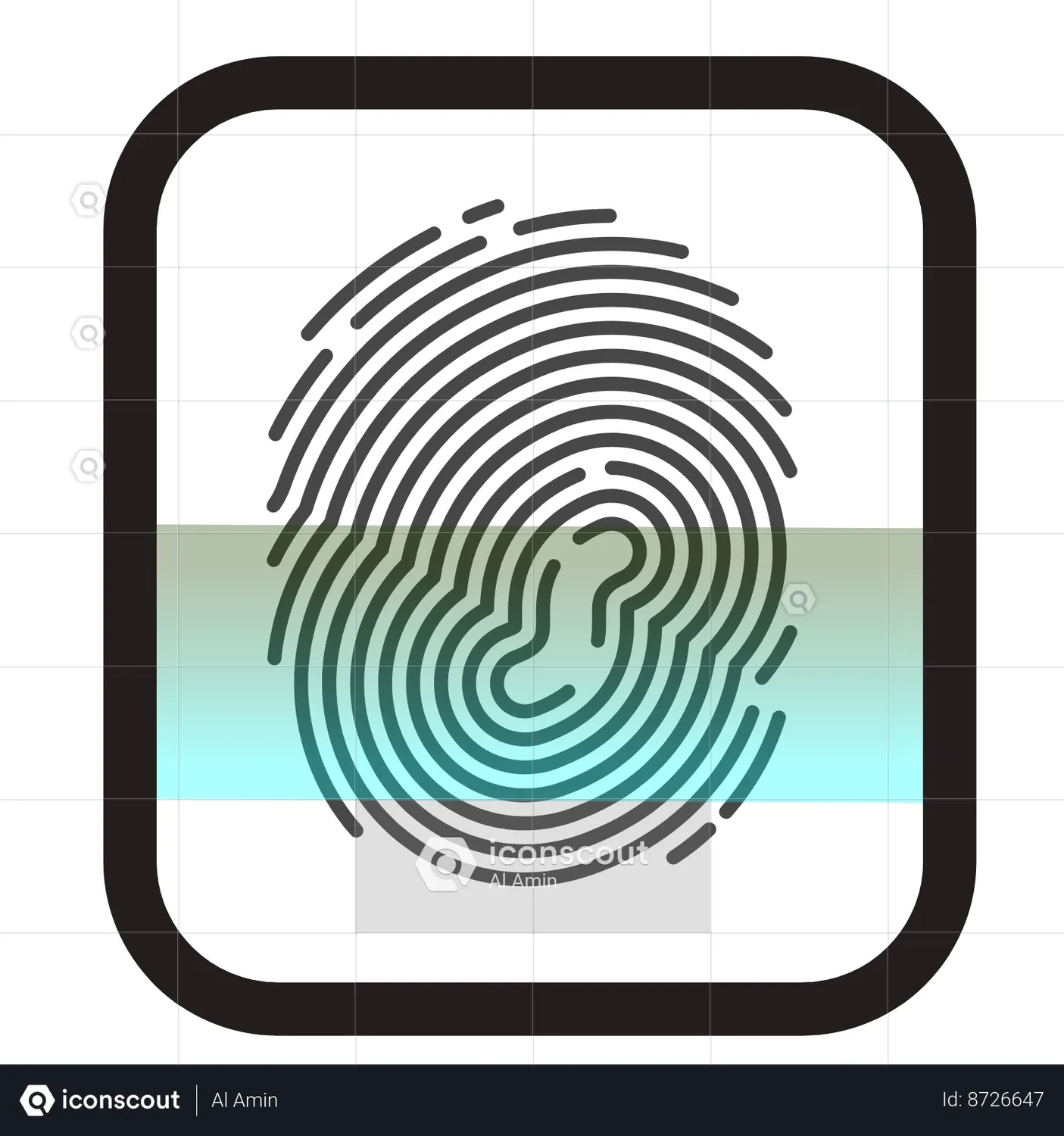 Fingerprint Wrong Animated Icon - Free Download Science & Technology Animated Icons | IconScout