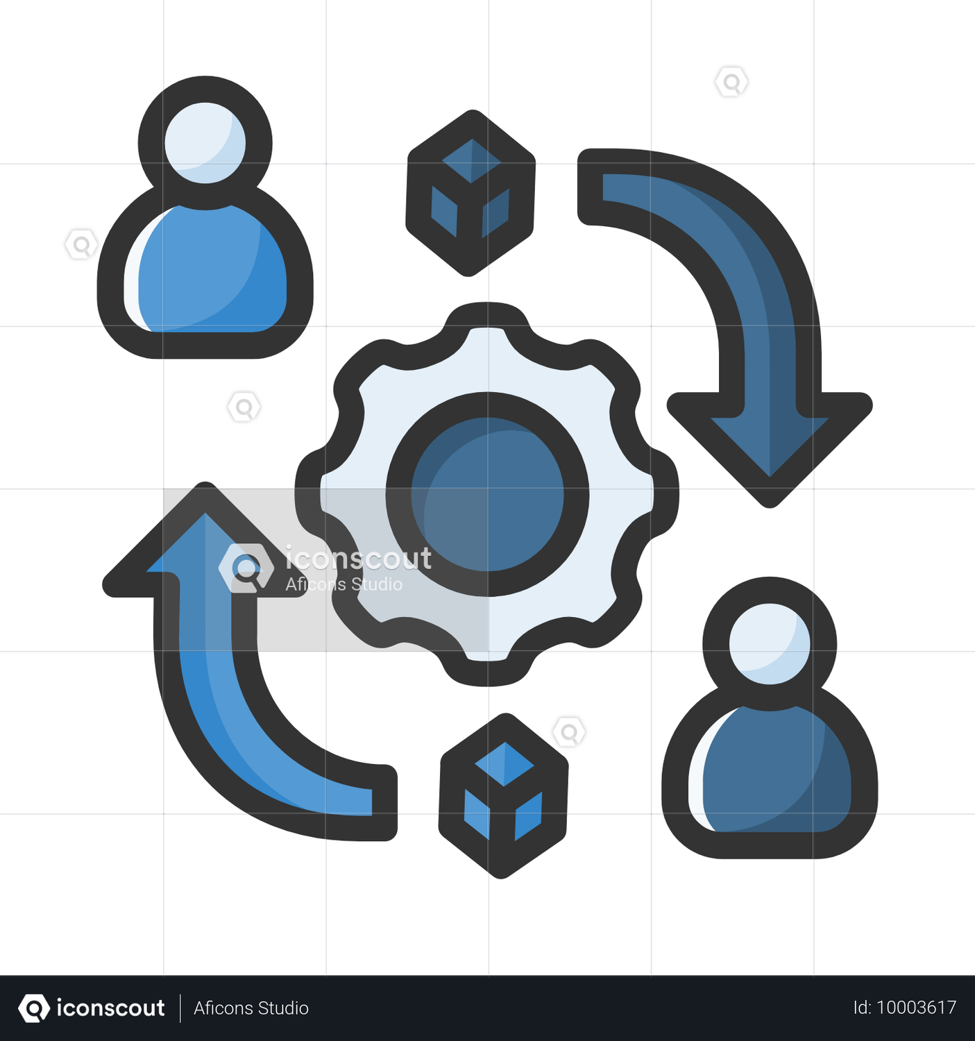 Flowchart Animation by Aficons Studio | LottieFiles