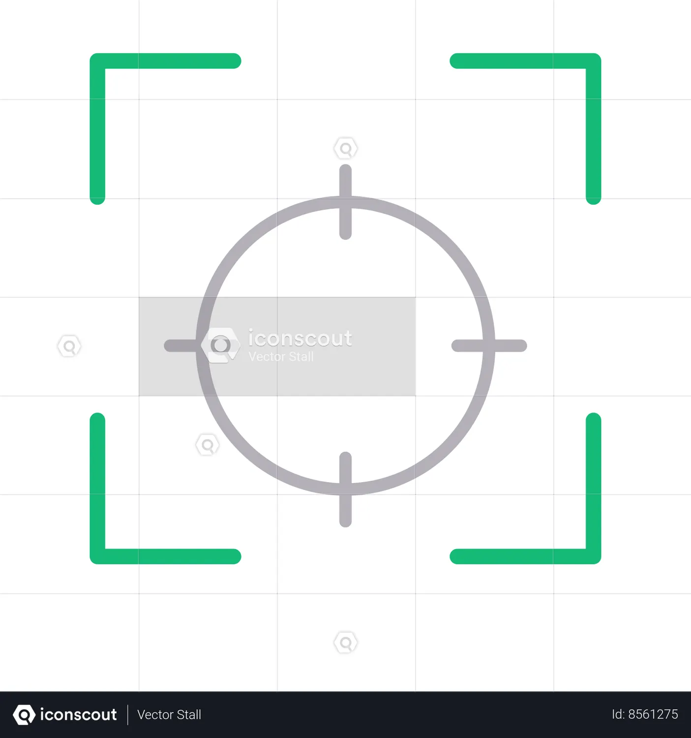 Focus Aim Animated Icon download in JSON, LOTTIE or MP4 format