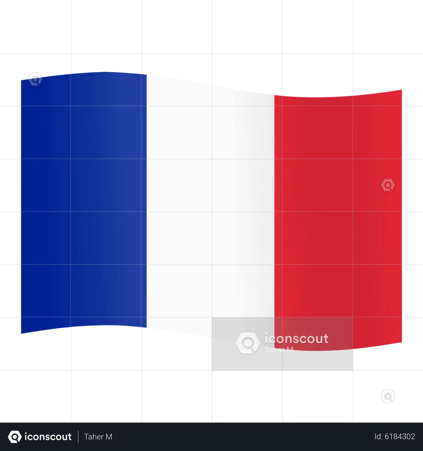 France Flag Animated Icon - Free Download Maps And Navigation Animated Icons | IconScout