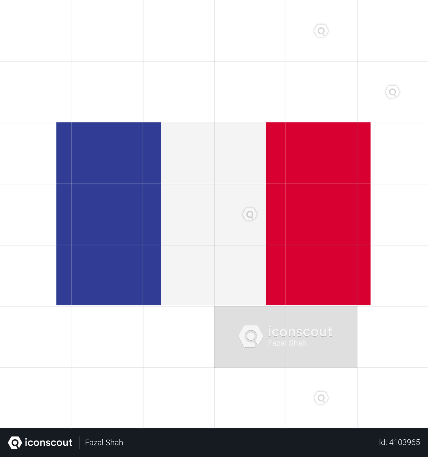 France Flag Animation by Fazal Shah | LottieFiles