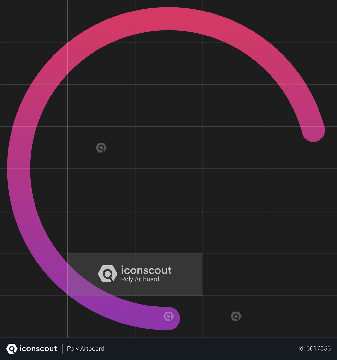 Gradient Circle Loader Animation by Poly Artboard | LottieFiles