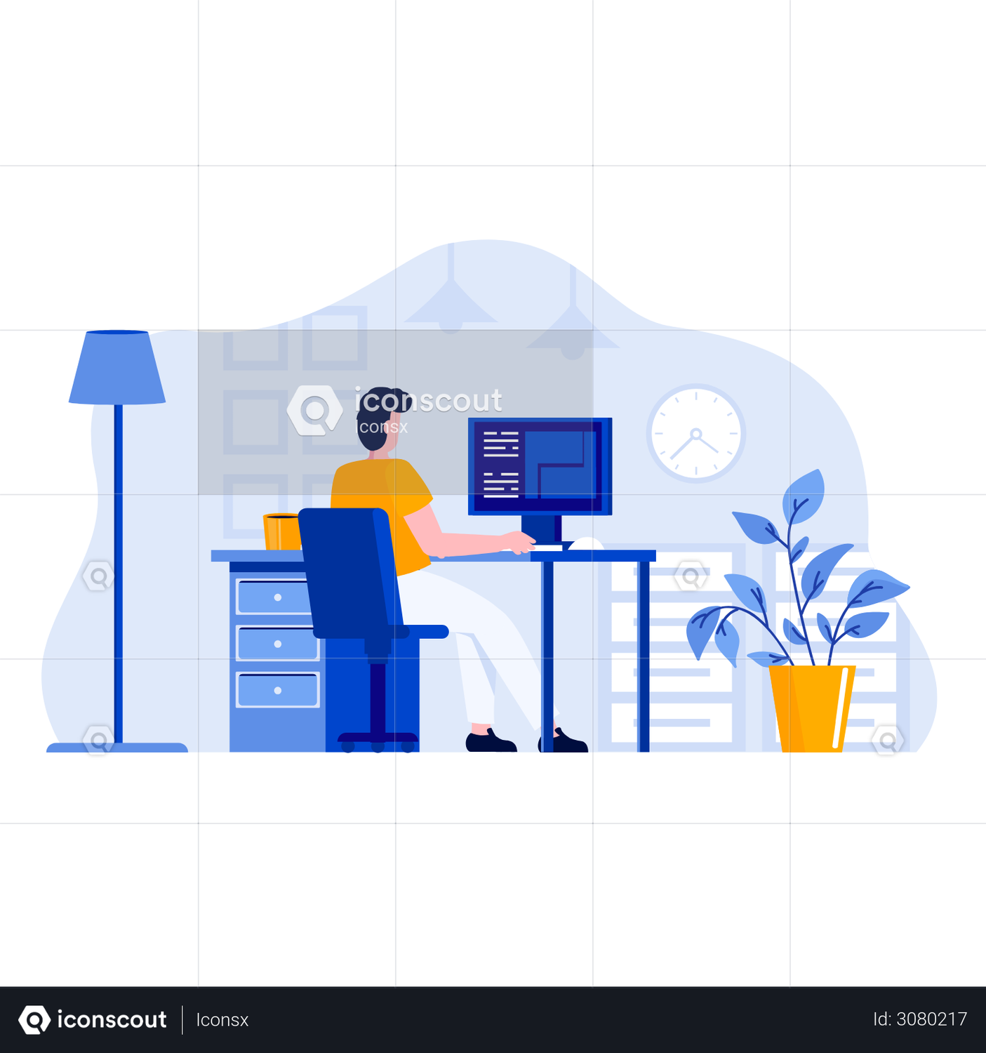Freelancing Animation by Iconsx | LottieFiles