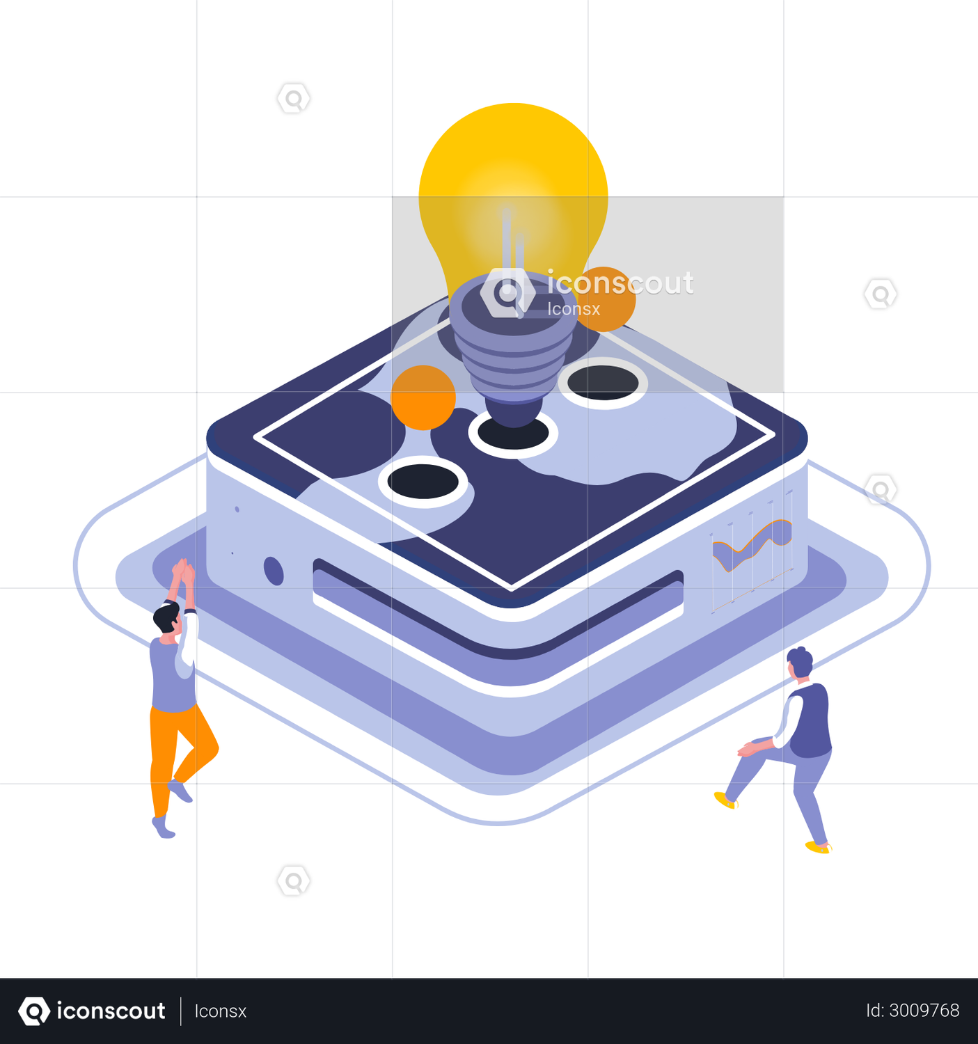 Animation générateur d'idées par Iconsx | LottieFiles