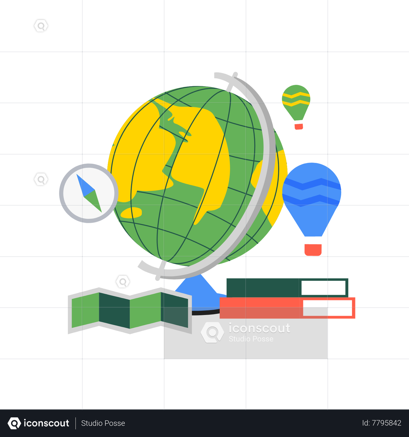 Geography Animation by Posse Studio | LottieFiles