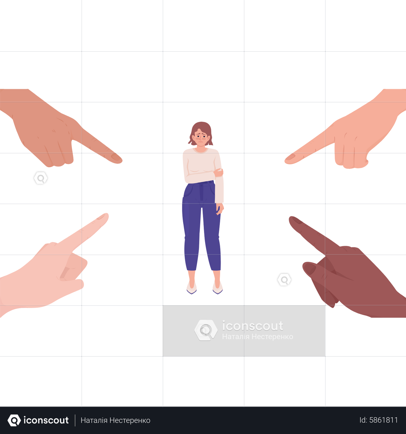 Girl Feeling Humiliated Animation By Наталія Нестеренко Lottiefiles