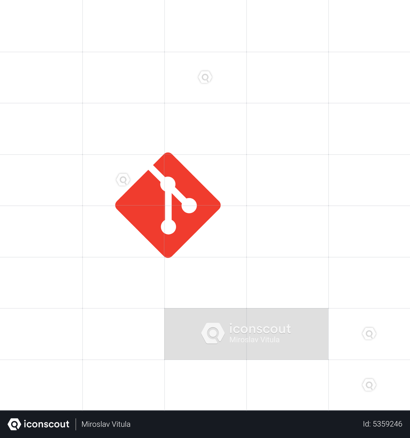 Git logo with text Animation by Miroslav Vitula | LottieFiles