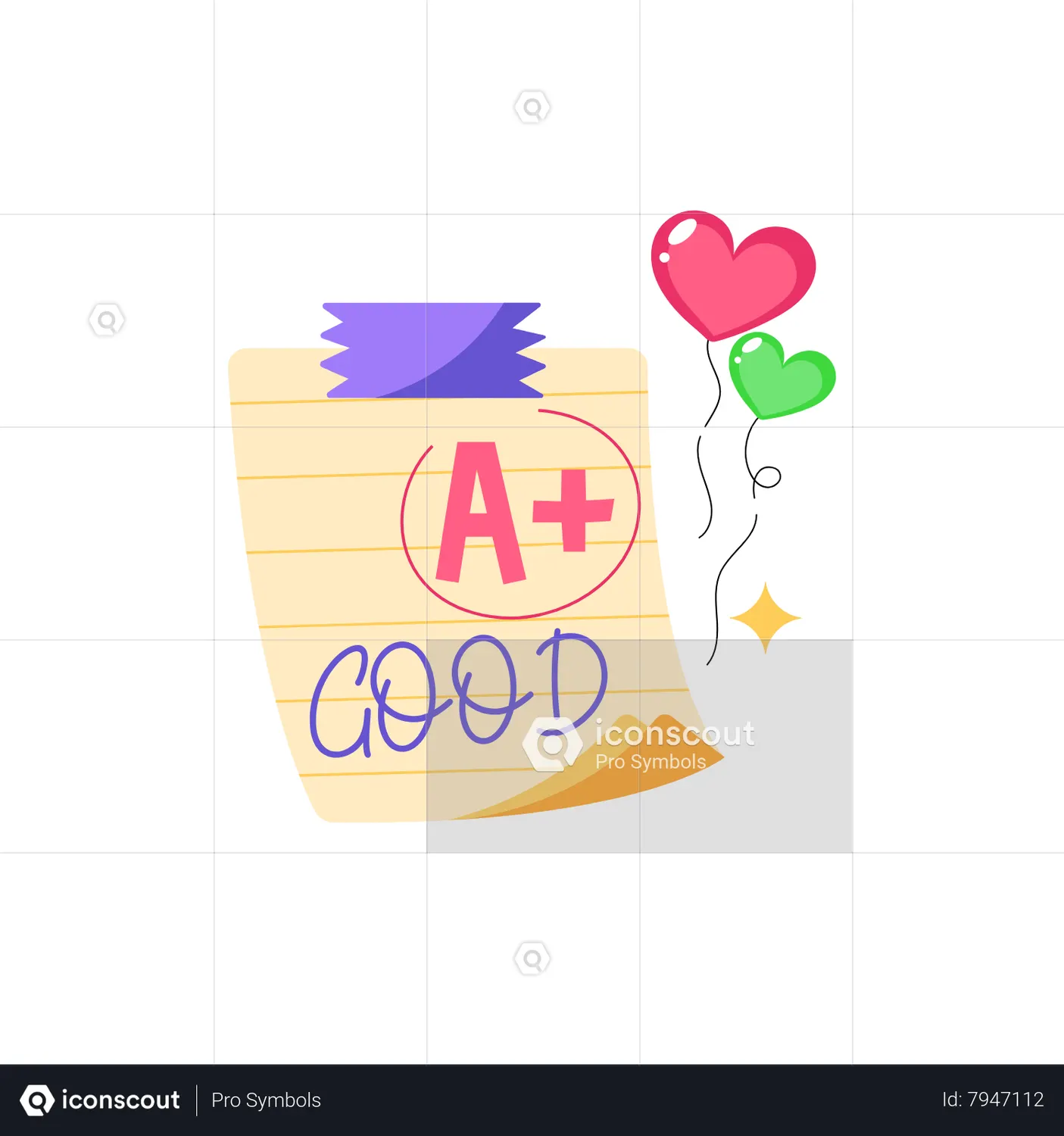 Good Grade Animated Icon Download In Json Lottie Or Mp4 Format
