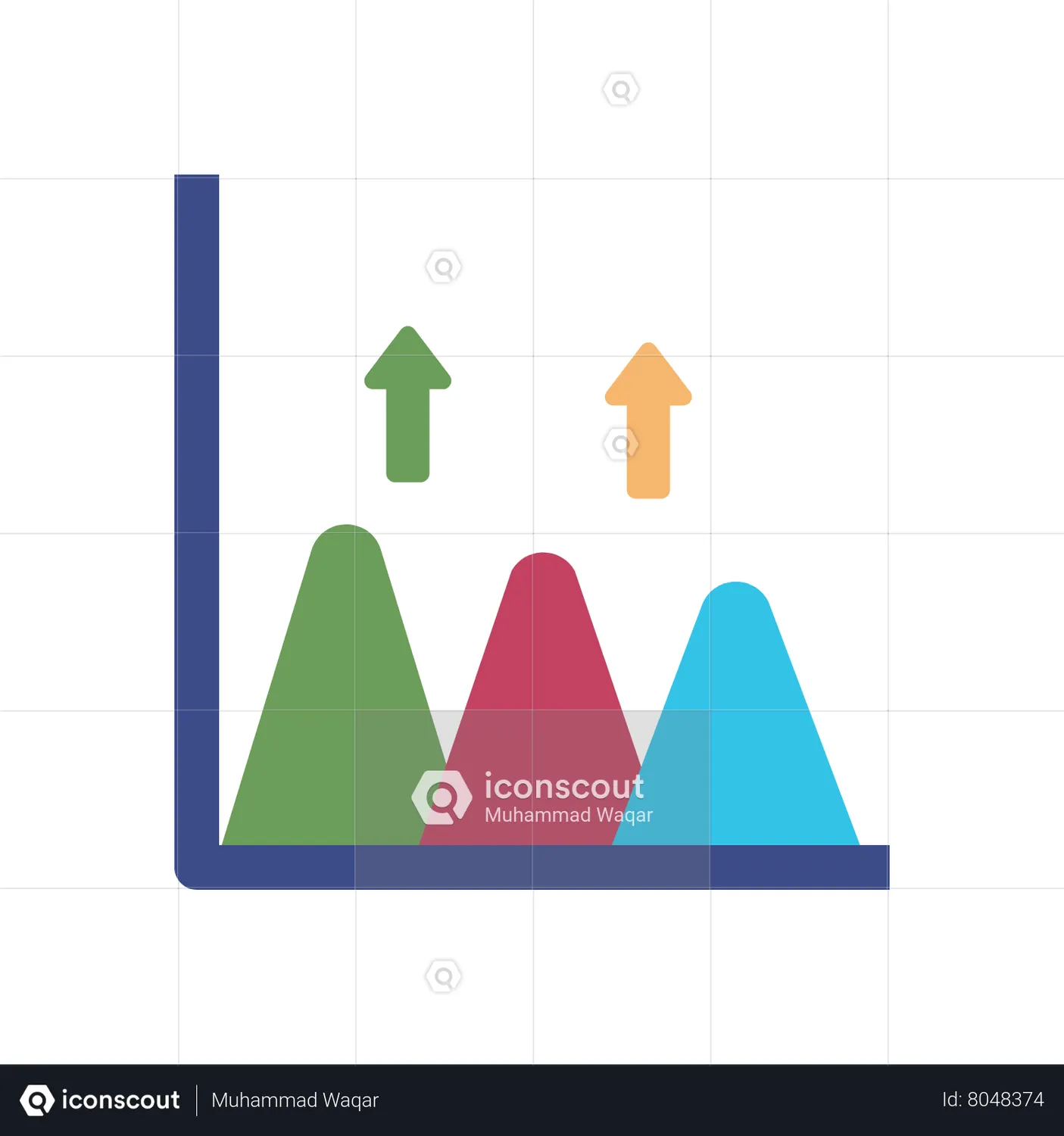 Graph Animated Icon download in JSON, LOTTIE or MP4 format