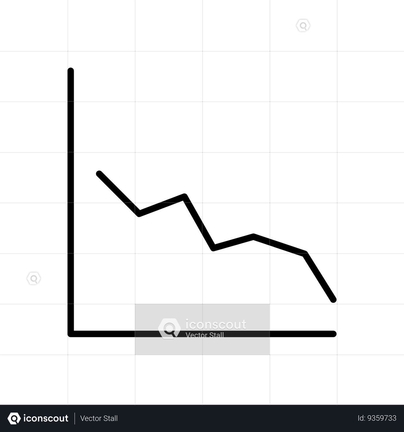 Graph decrease Animation by Vector Stall | LottieFiles