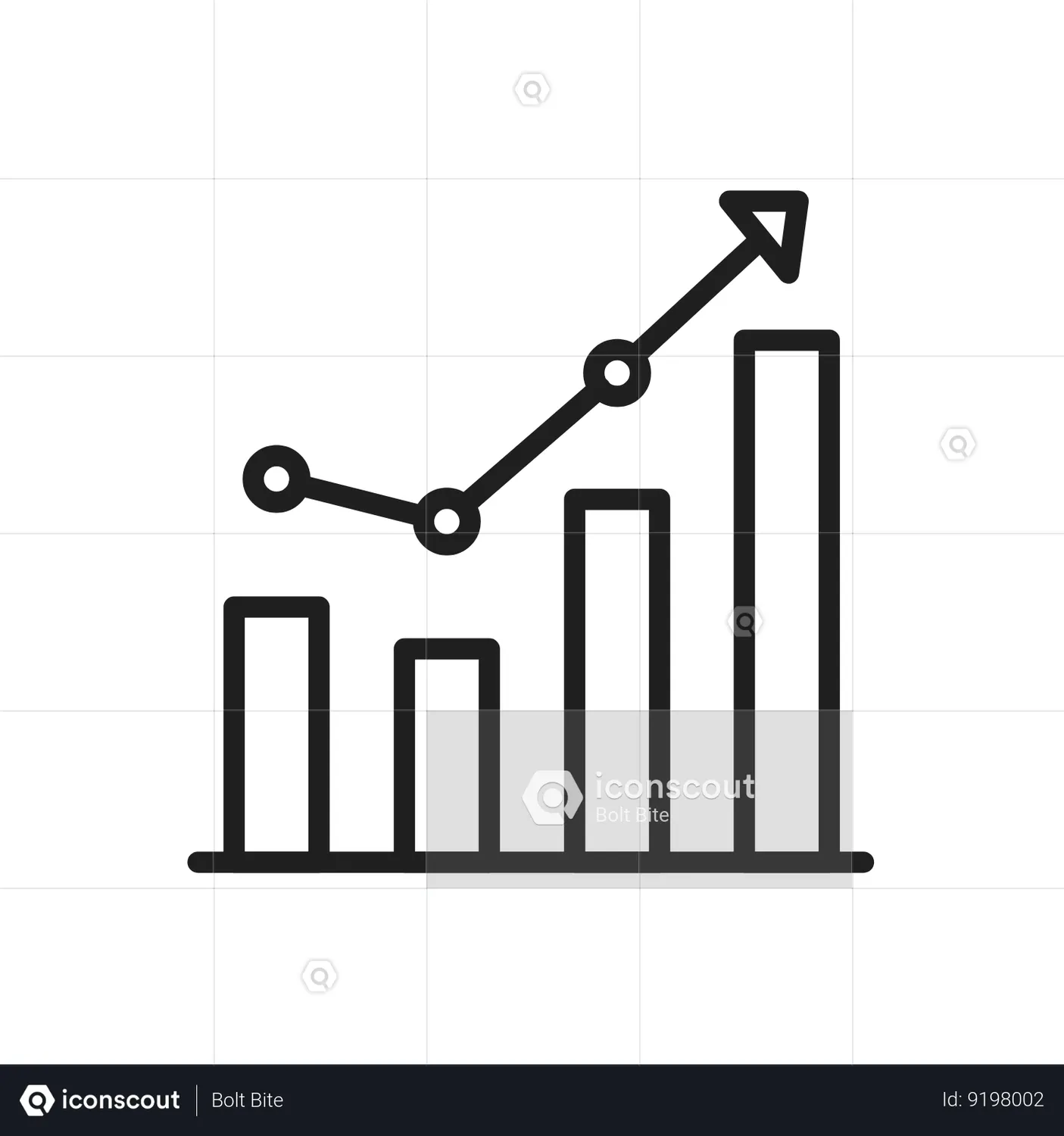 Growth Analytics Animated Icon Download In Json Lottie Or Mp4 Format
