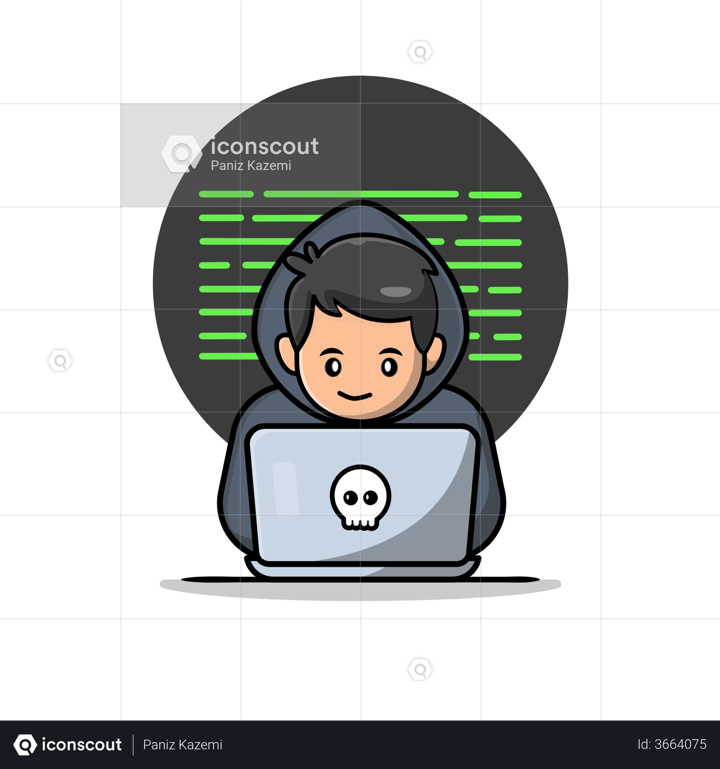 Hacker Found Solution Animation by Paniz Kazemi | LottieFiles