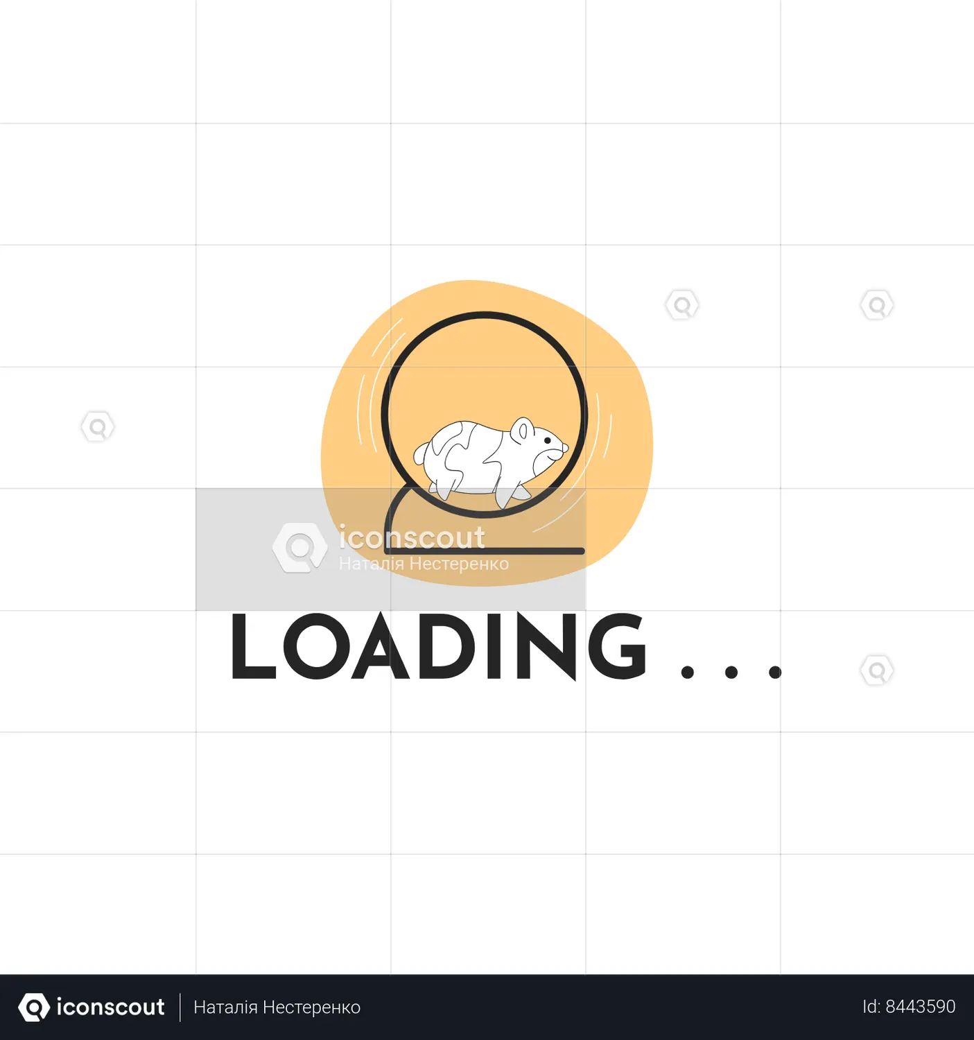Hamster Running On Wheel Animation - Free Download Design & Development Animations | IconScout