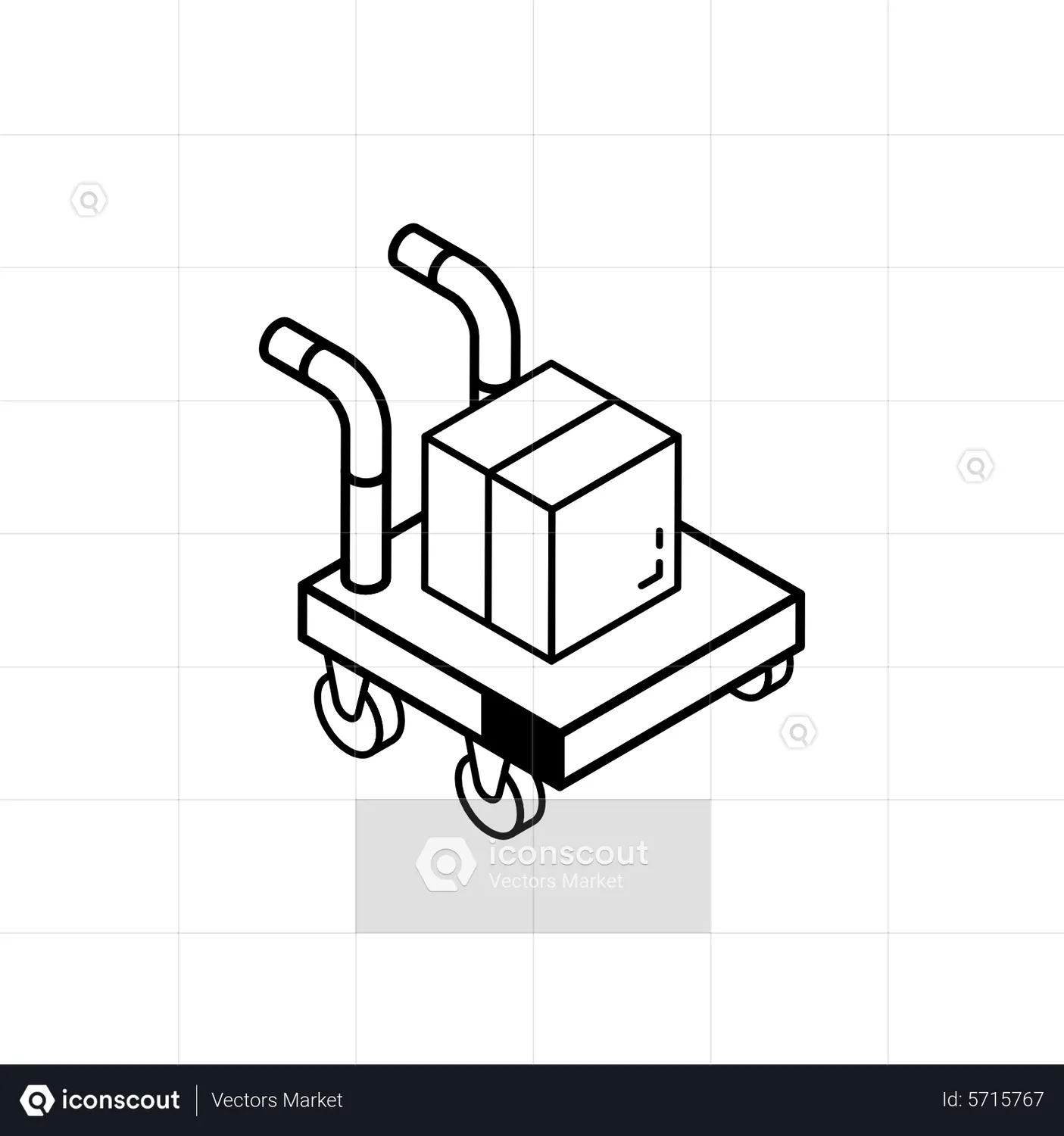 Handcart Animated Icon Download In Json Lottie Or Mp4 Format