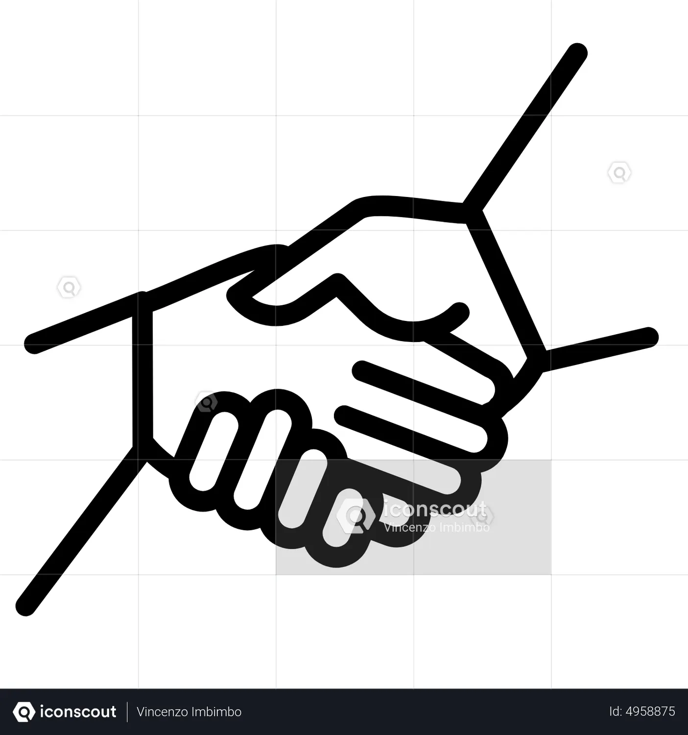 Handshake Animated Icon download in JSON, LOTTIE or MP4 format