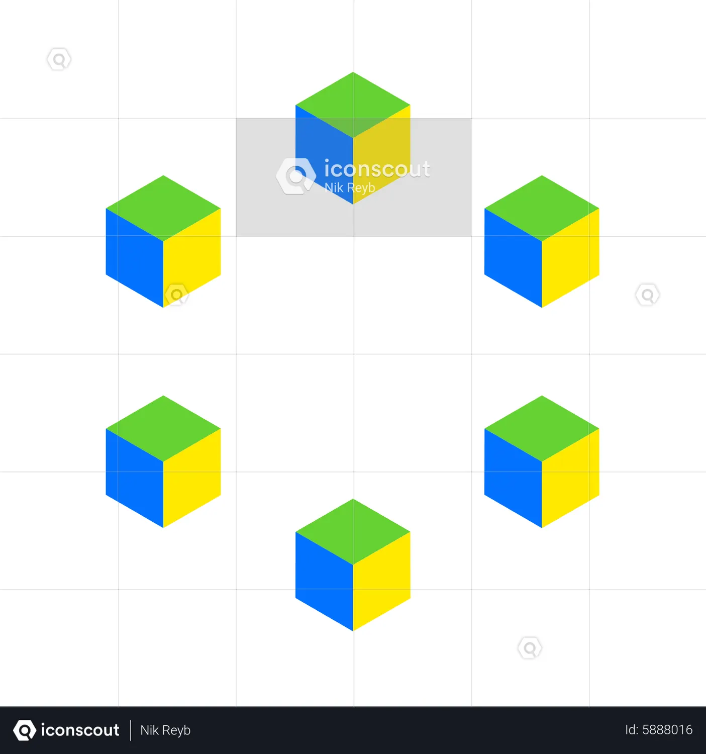 Hexagone Loader Animated Icon download in JSON, LOTTIE or MP4 format