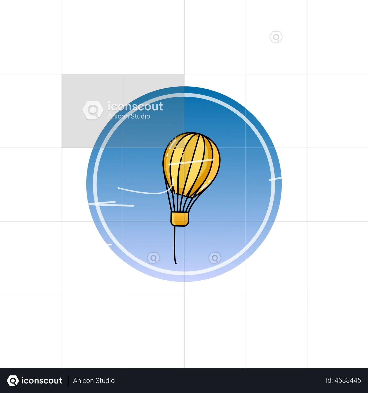 Hot Air Balloon Animation - Free Download Nature Animations | IconScout