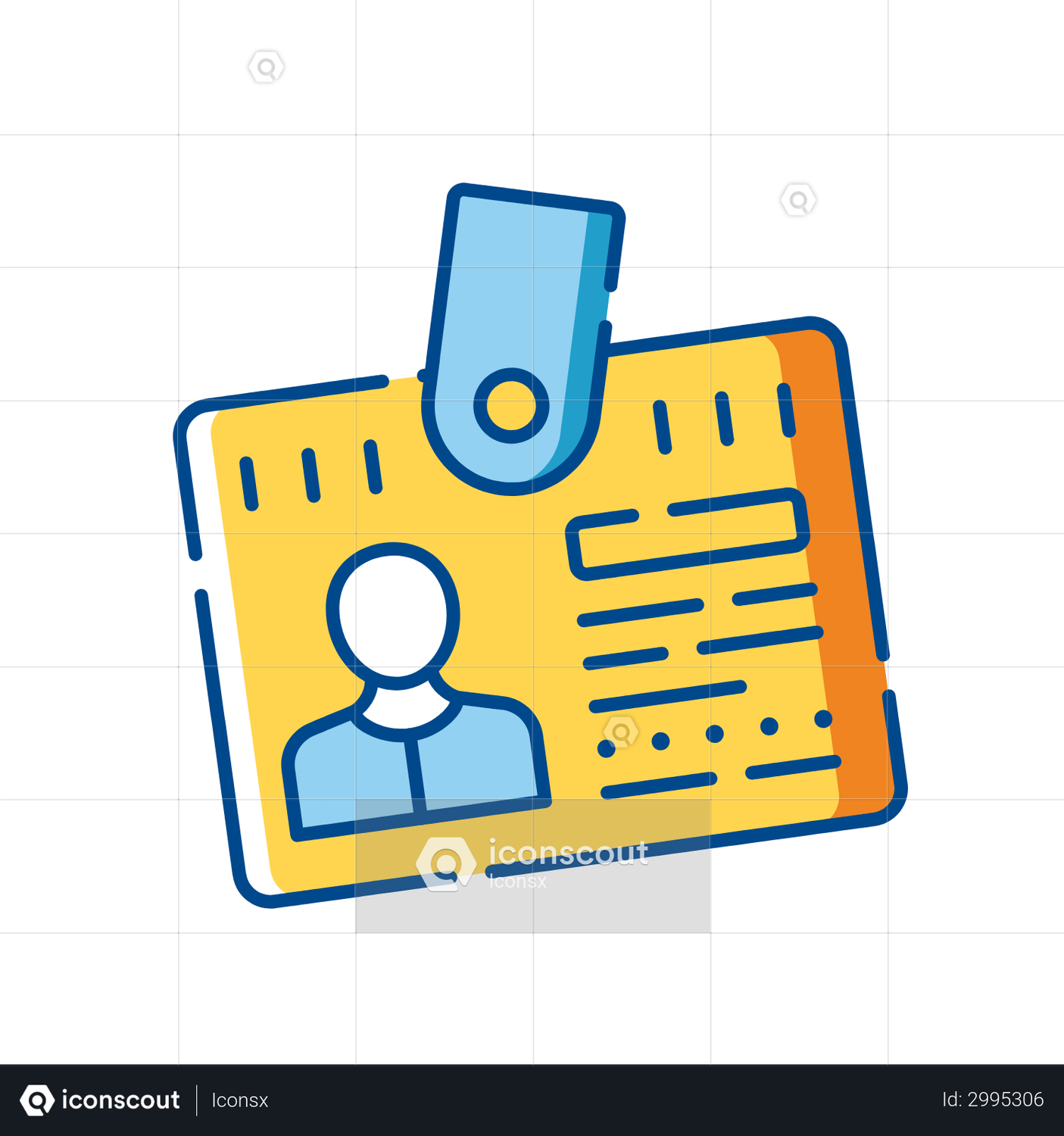 Id Card Animation by Iconsx | LottieFiles