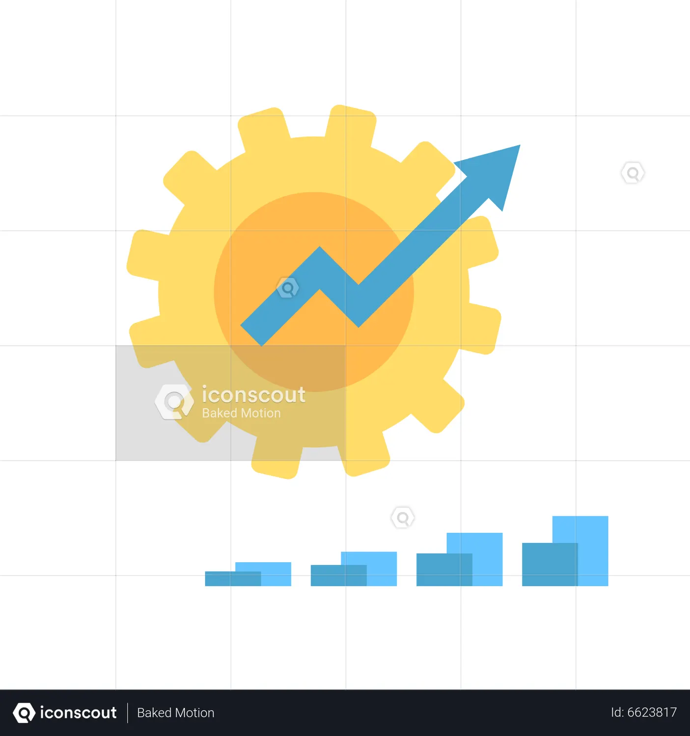 Improve Productivity Animated Icon Download In Json Lottie Or Mp4 Format