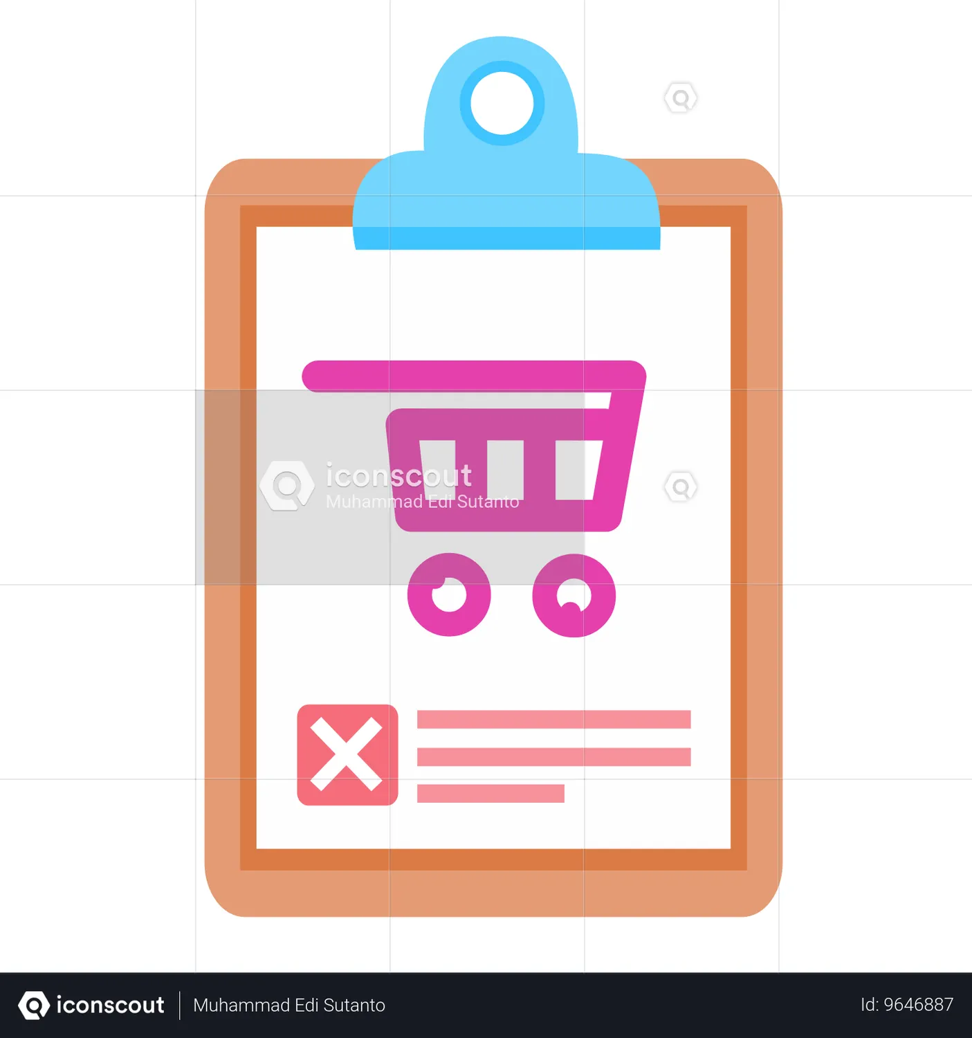 Incomplete Shopping List Animated Icon - Free Download Business ...