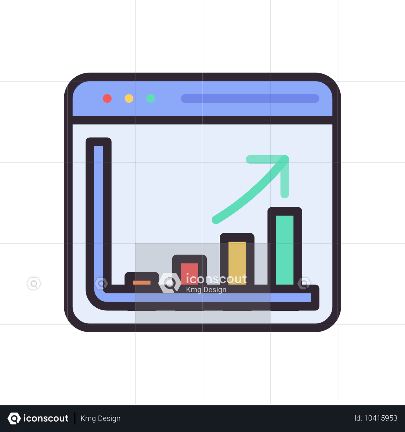Increase Graph Animation by Kmg Design | LottieFiles