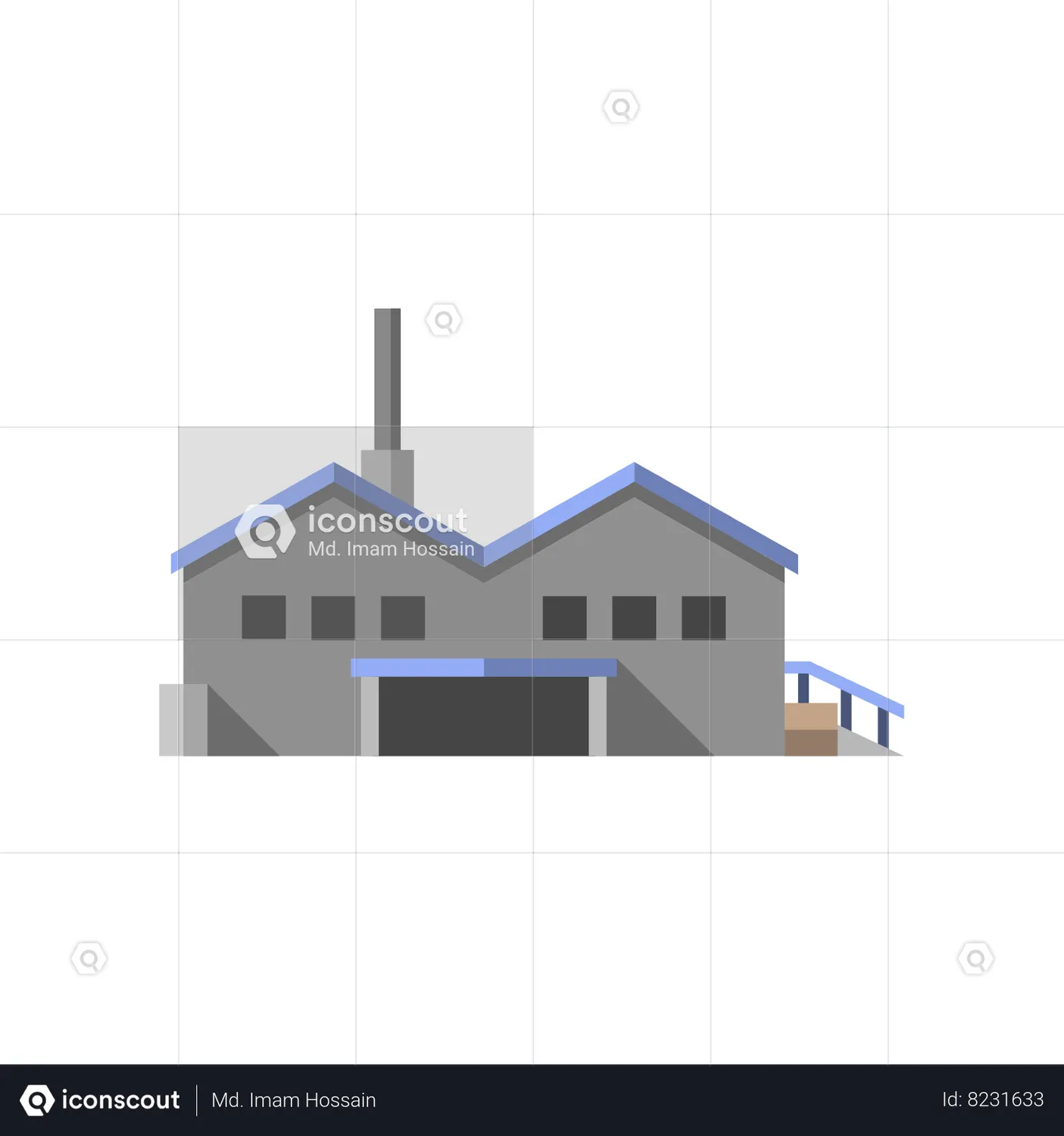 Industrial Animated Icon download in JSON, LOTTIE or MP4 format