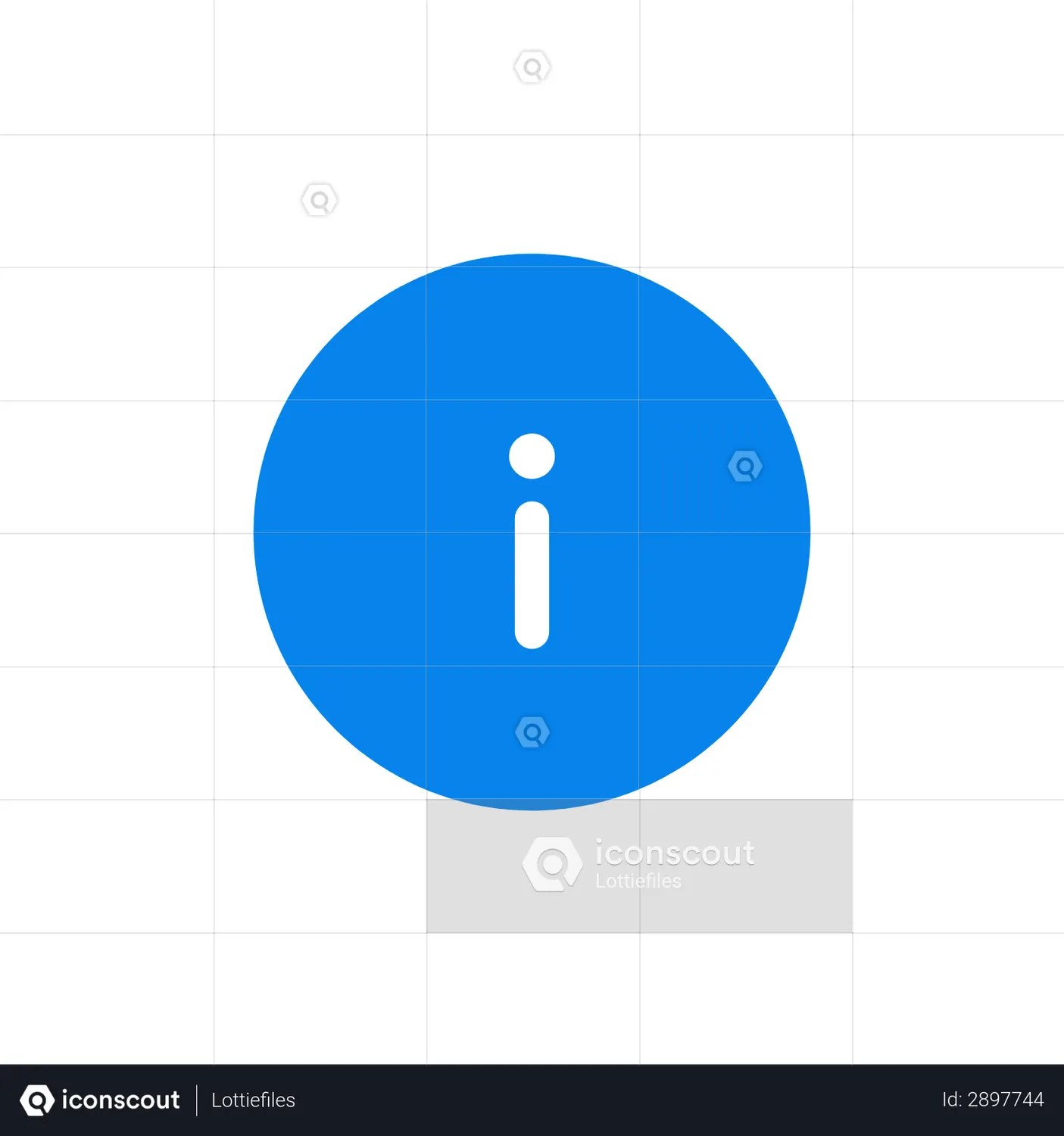 Information Animated Icon Download In Json Lottie Or Mp4 Format