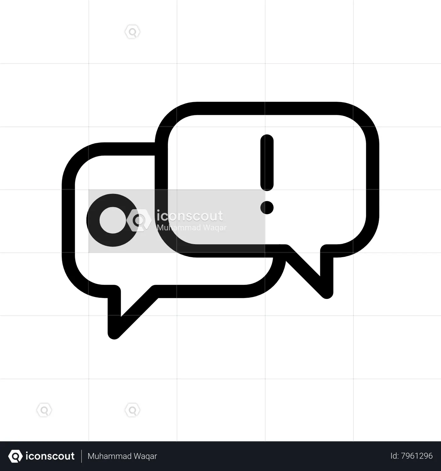 Information Chatbot Animated Icon Free Download Business Animated
