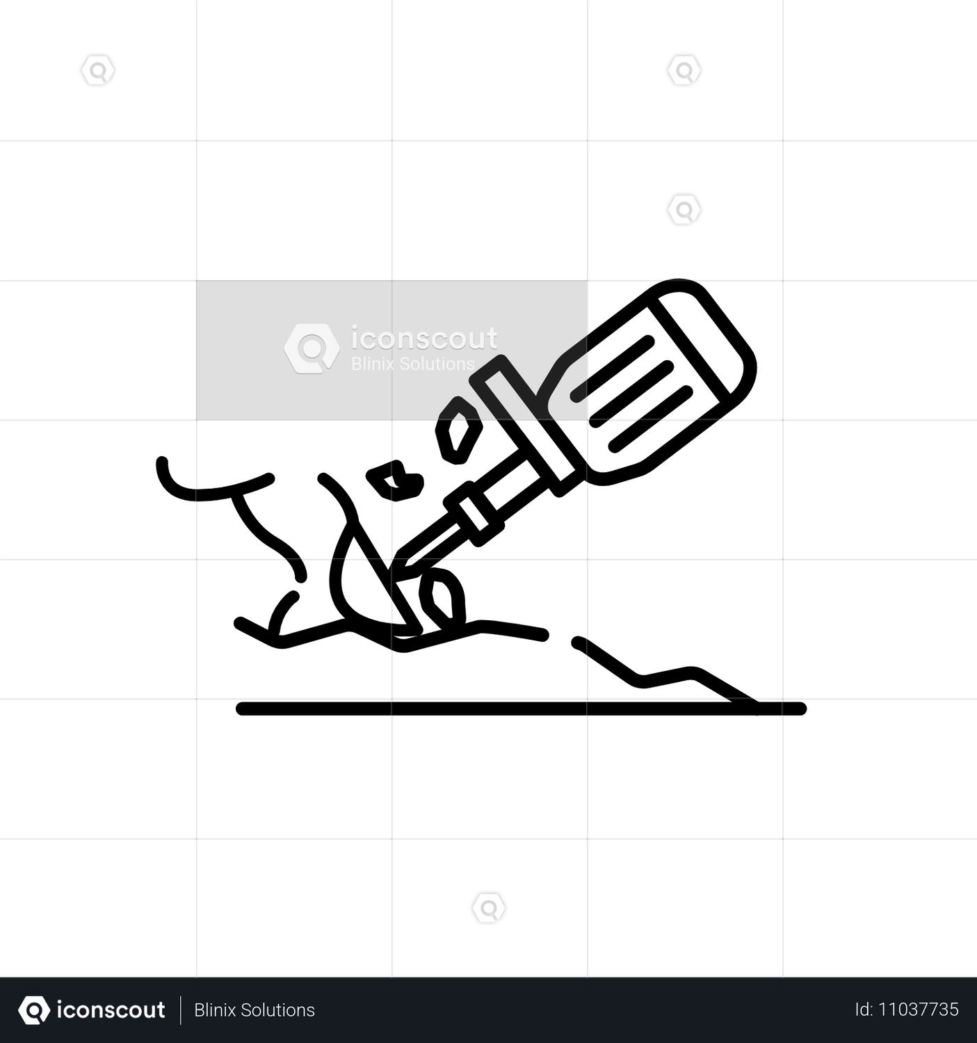 Jack Hammer Drill Animation by Blinix Solutions | LottieFiles