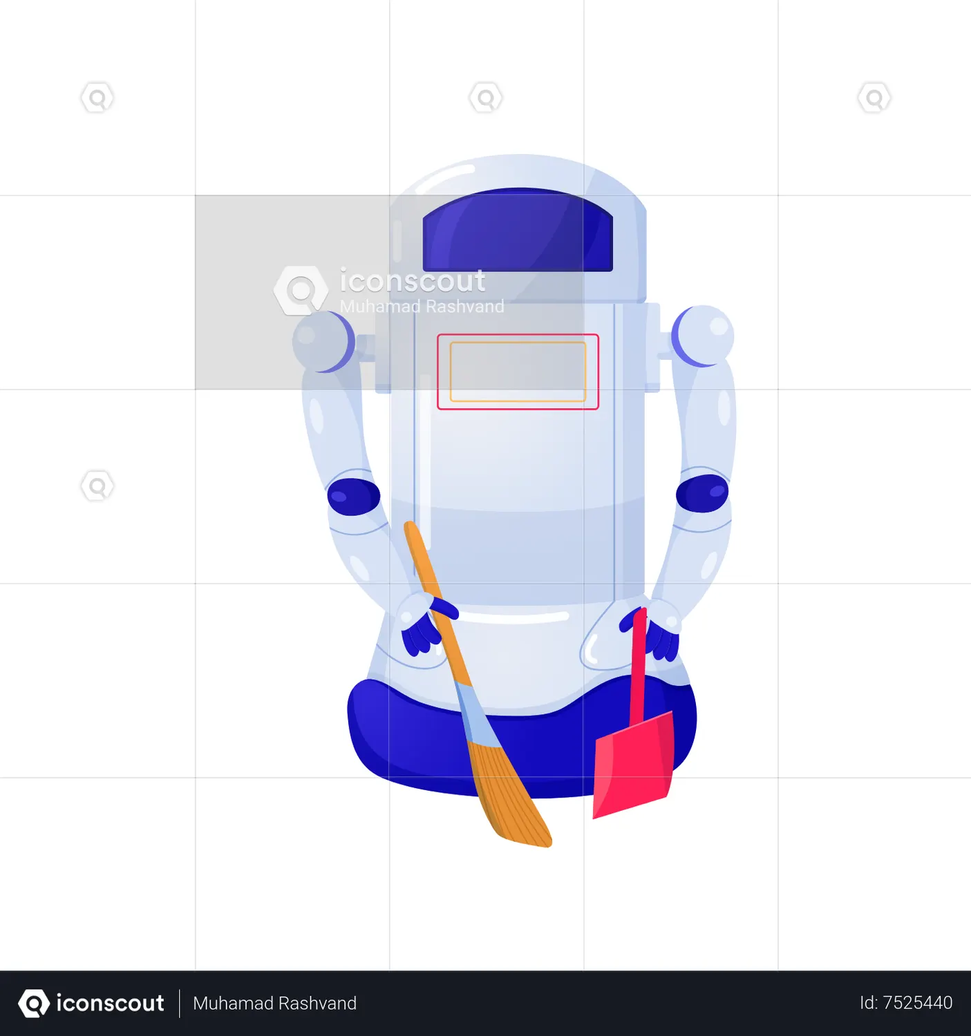 Janitor Bot Animated Icon - Free Download Science & Technology Animated Icons | IconScout