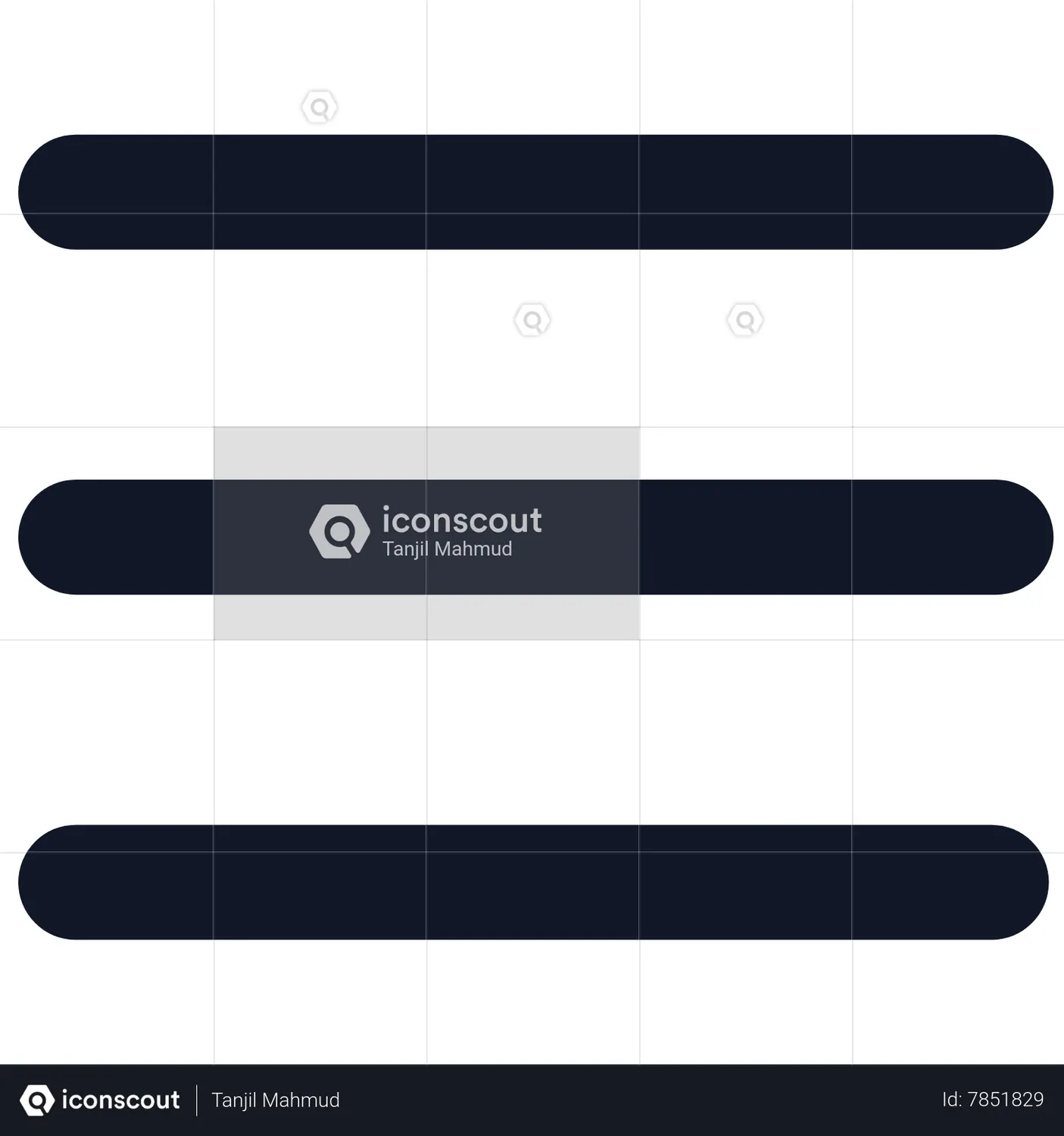 Justified Alignment Animated Icon Download In Json Lottie Or Mp4 Format