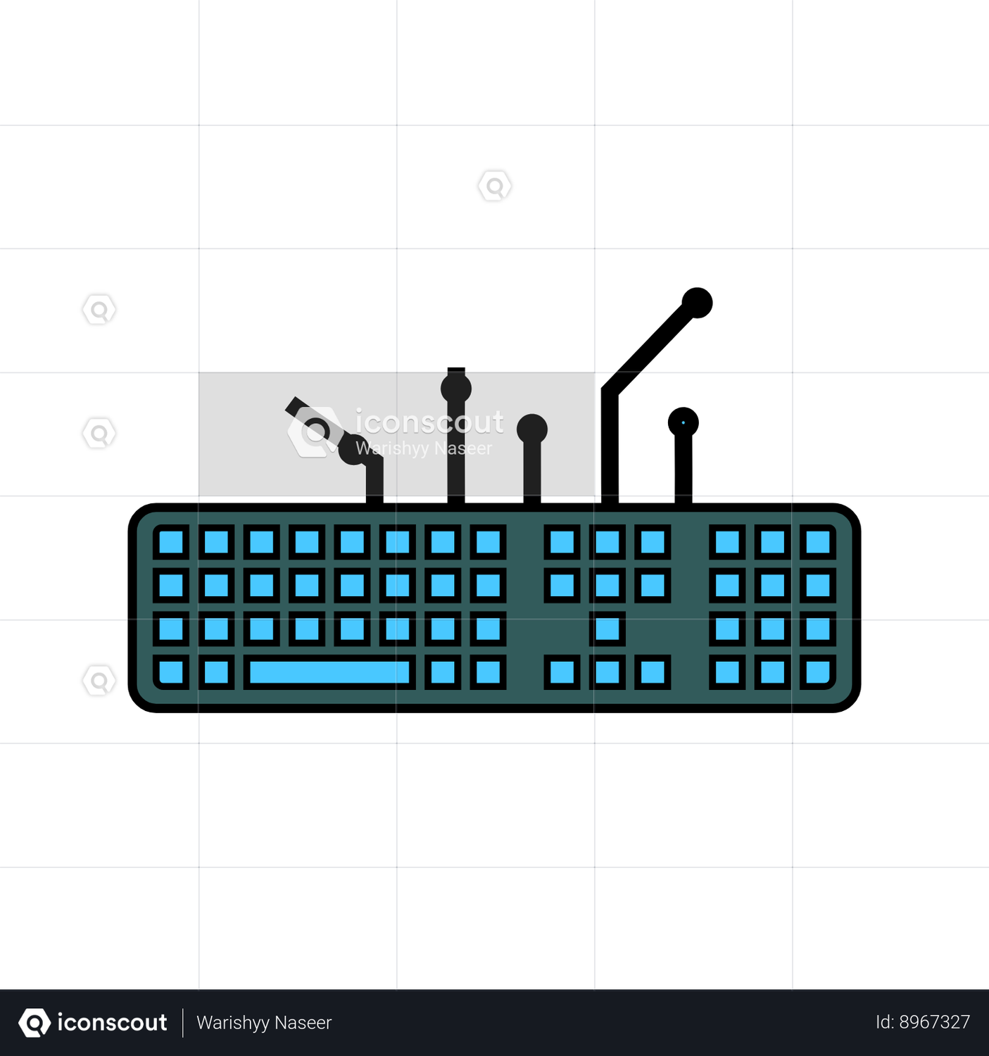 Keyboard Animation by Wareesha Naseer | LottieFiles
